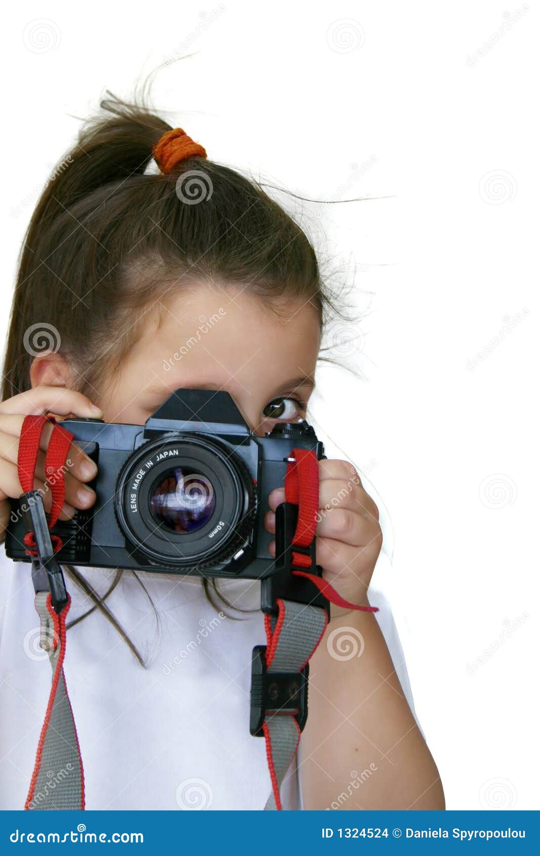 Little photographer stock photo. Image of capture, lens - 1324524