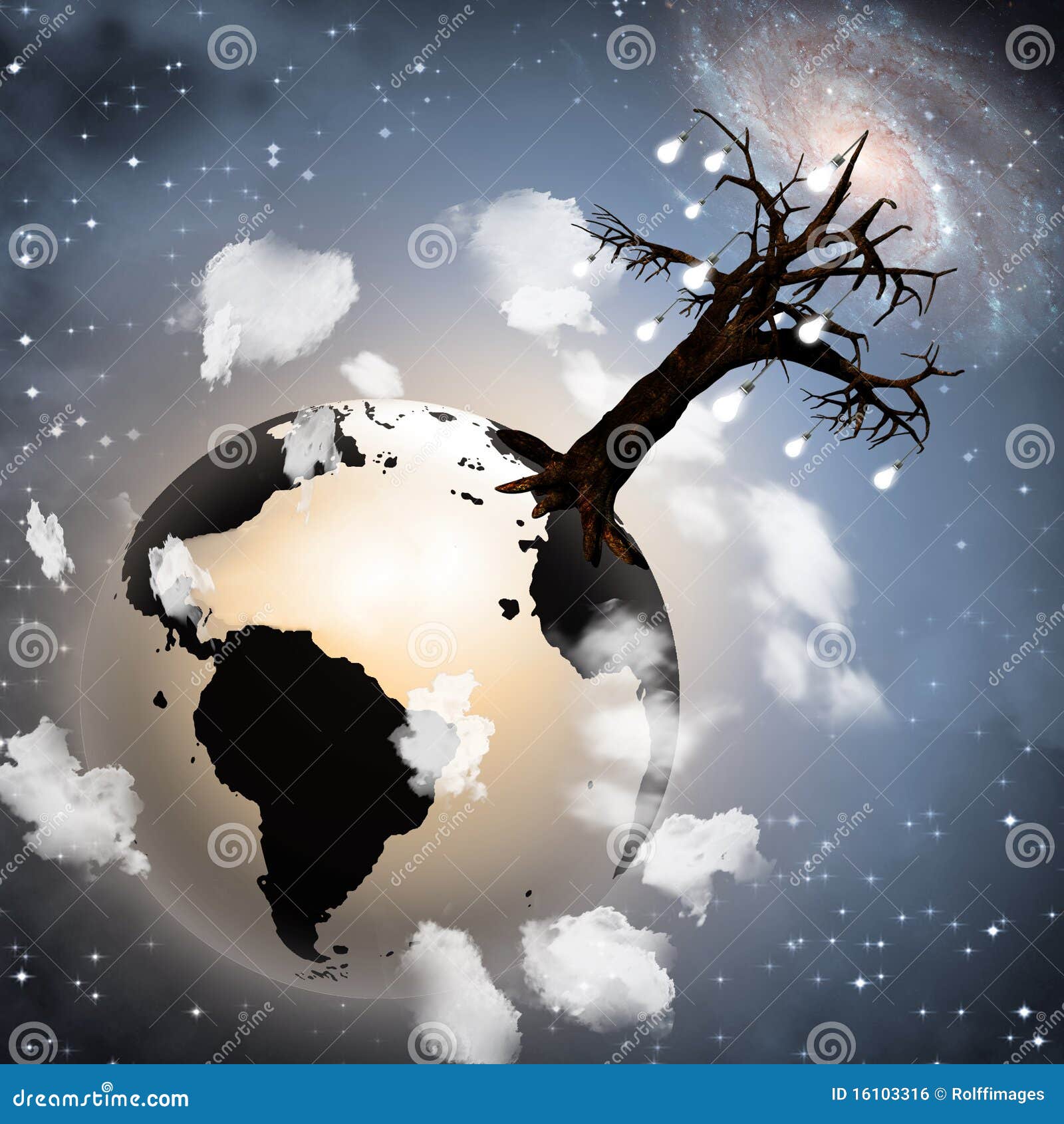 Little Planet stock illustration. Illustration of green - 16103316