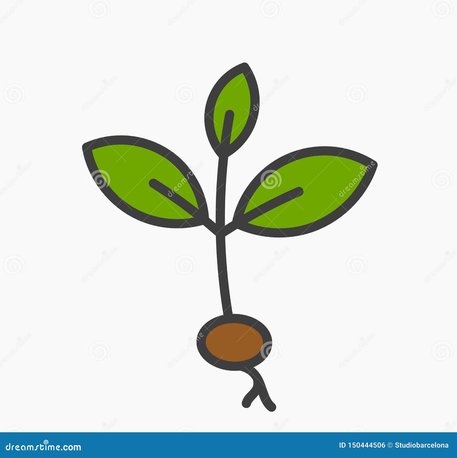 Seedling Icon. Plant Symbol. Sprout Sign. Vector Icon Stock Photography ...