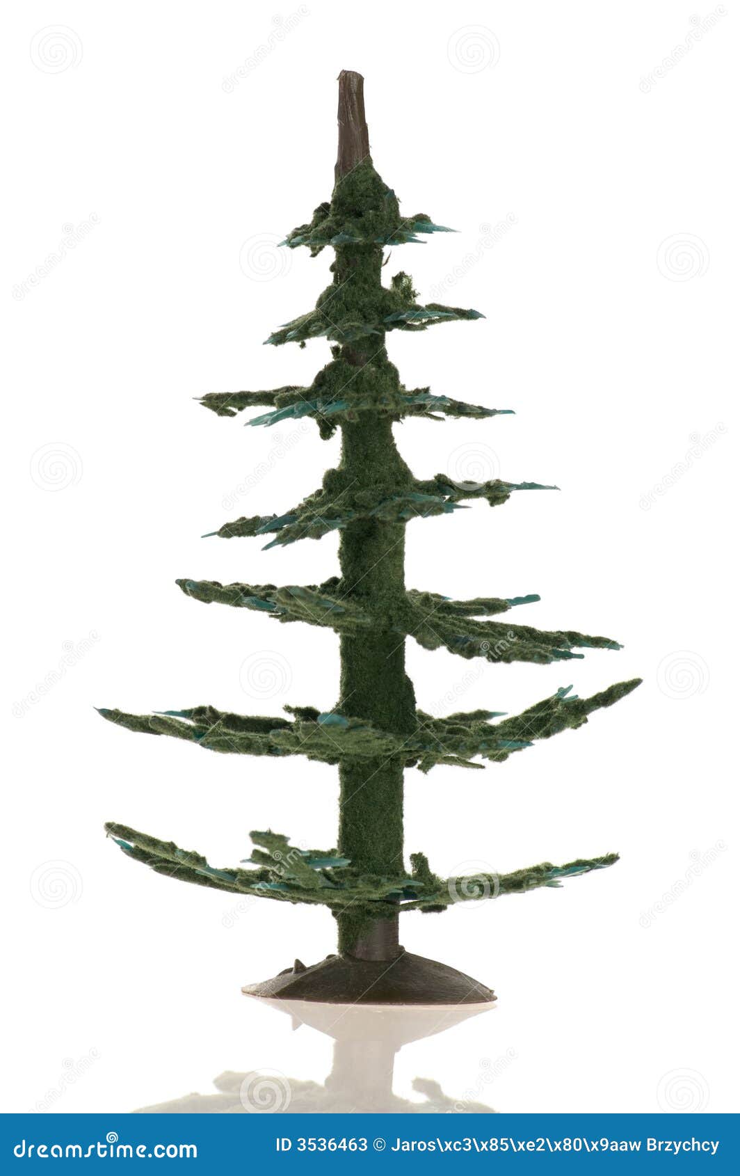 Little plastic spruce stock image. Image of tree, brown - 3536463