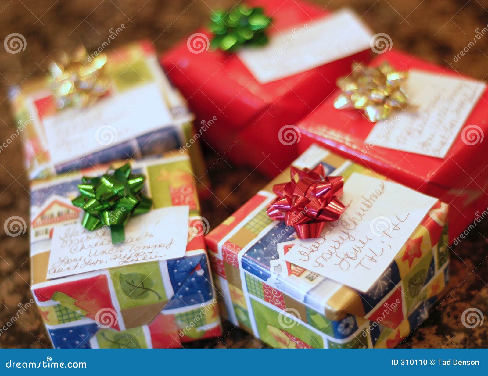 Little Presents stock photo. Image of family, wrap, gift - 310110