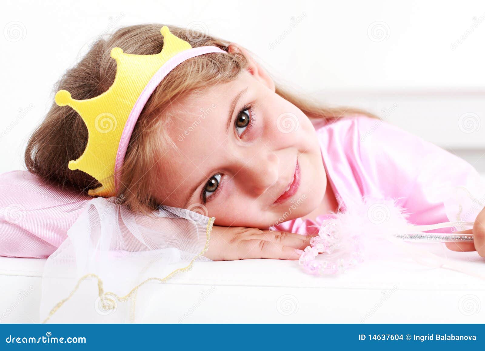 Little princess stock photo. Image of inside, look, laughing - 14637604