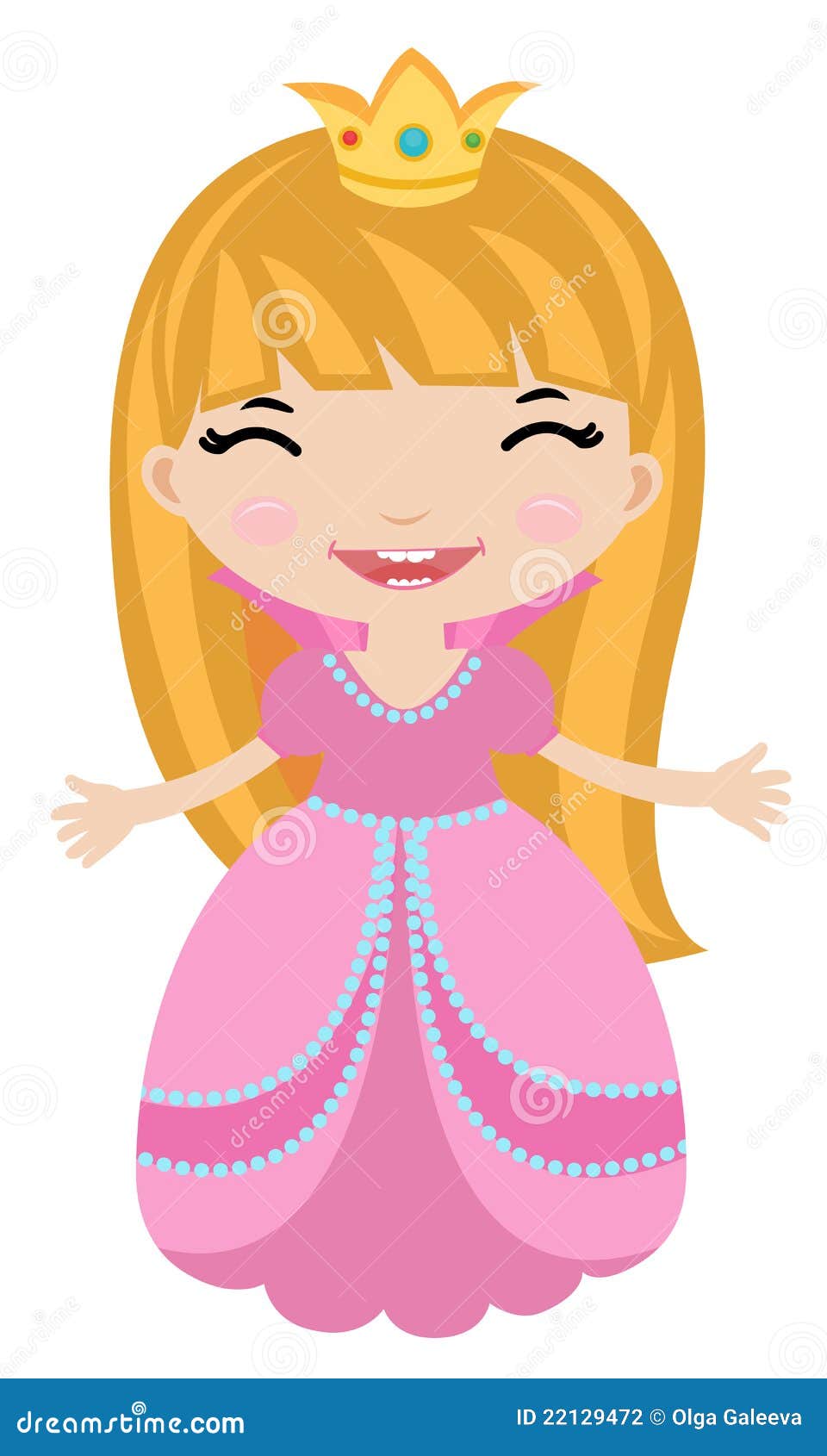 Little princess stock vector. Illustration of character - 22129472