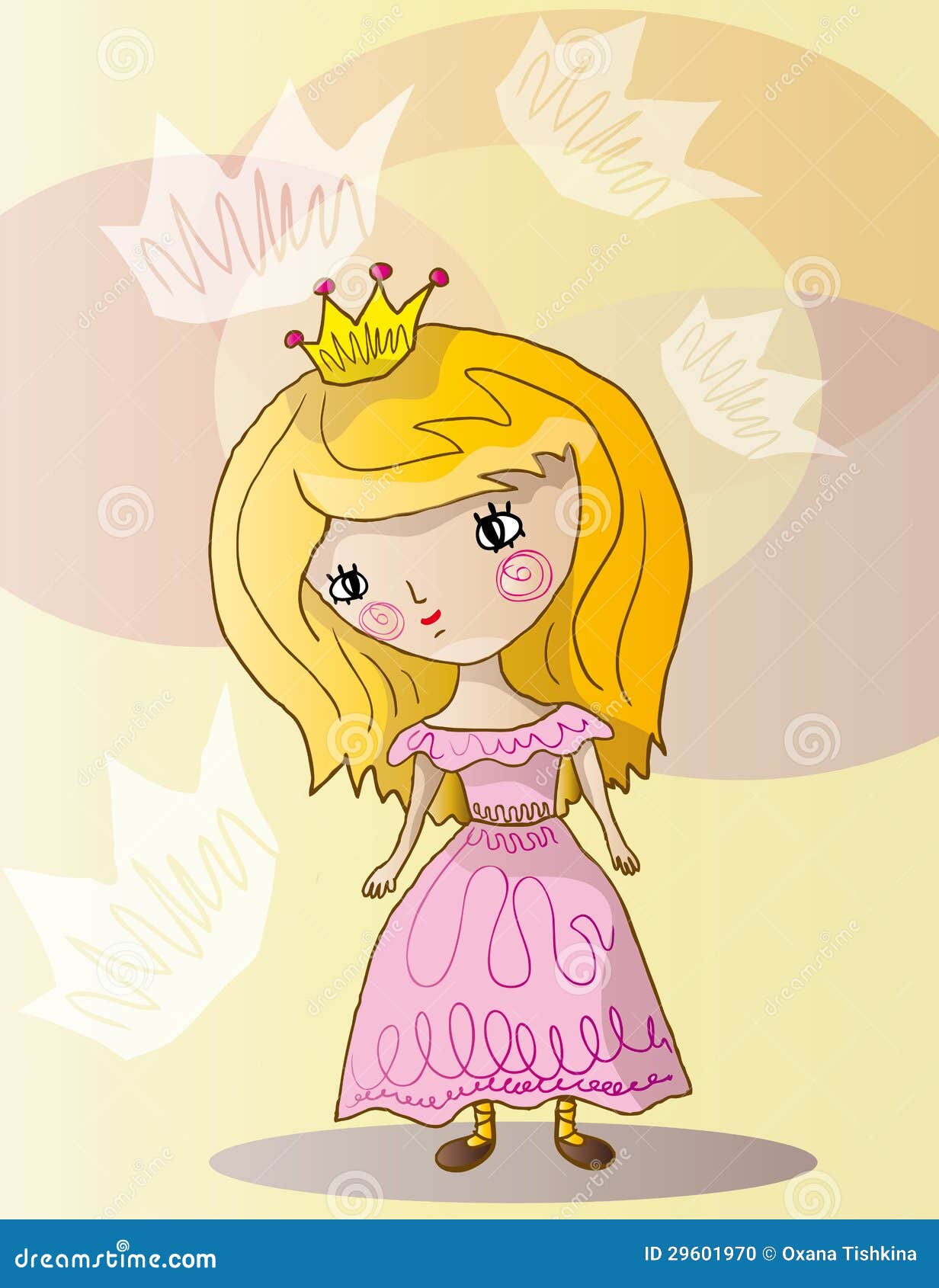 Little princess stock vector. Illustration of beautiful - 29601970