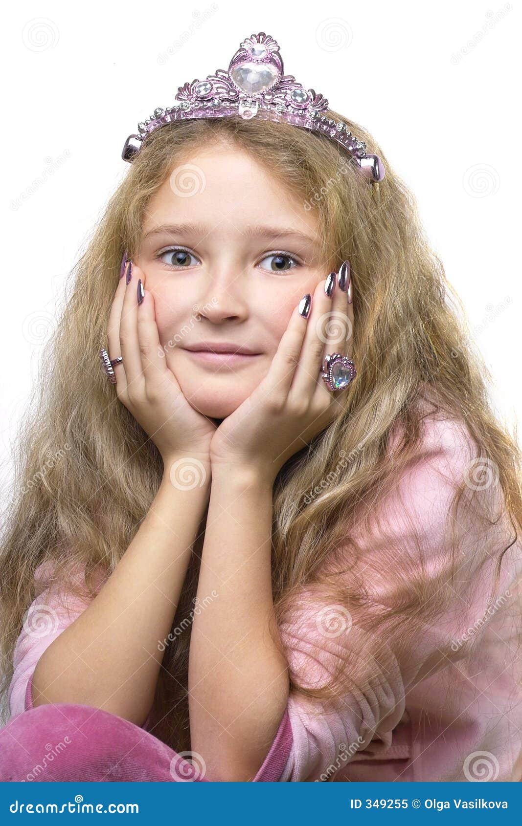 Little princess stock image. Image of fingernail, carnaval - 349255