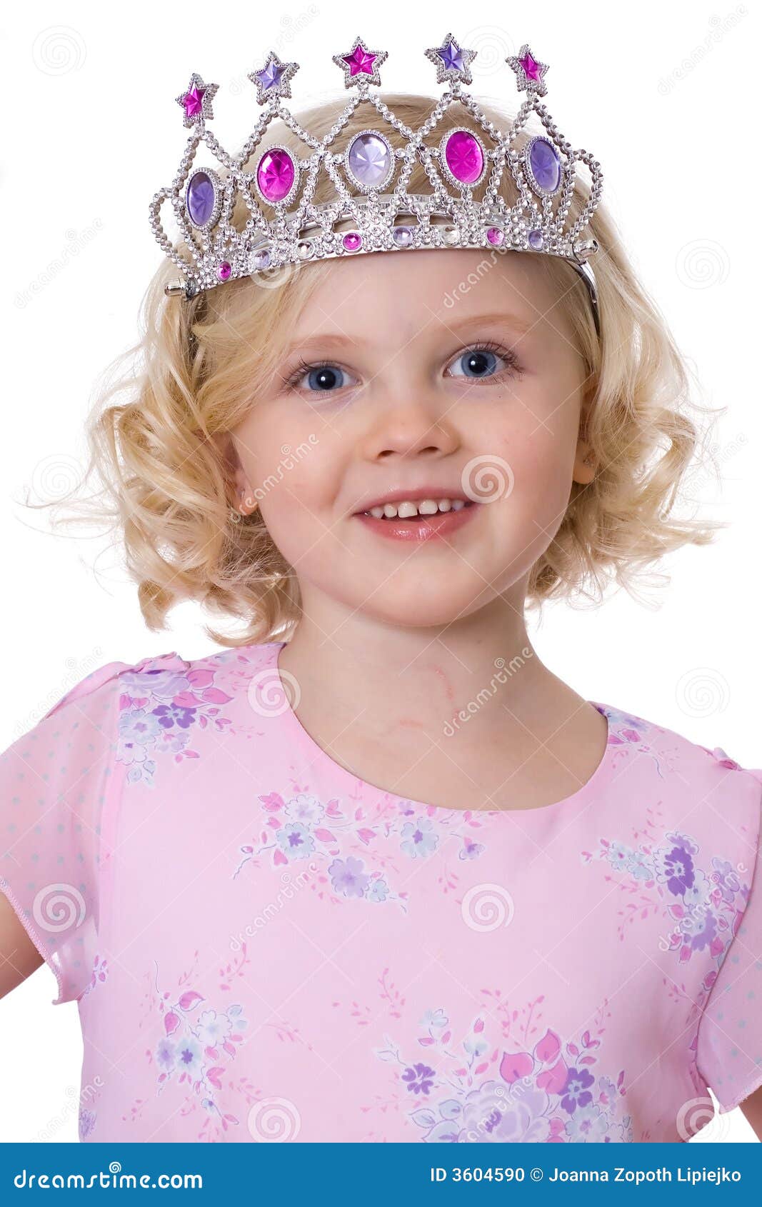 Little princess stock photo. Image of insignia, diadem - 3604590