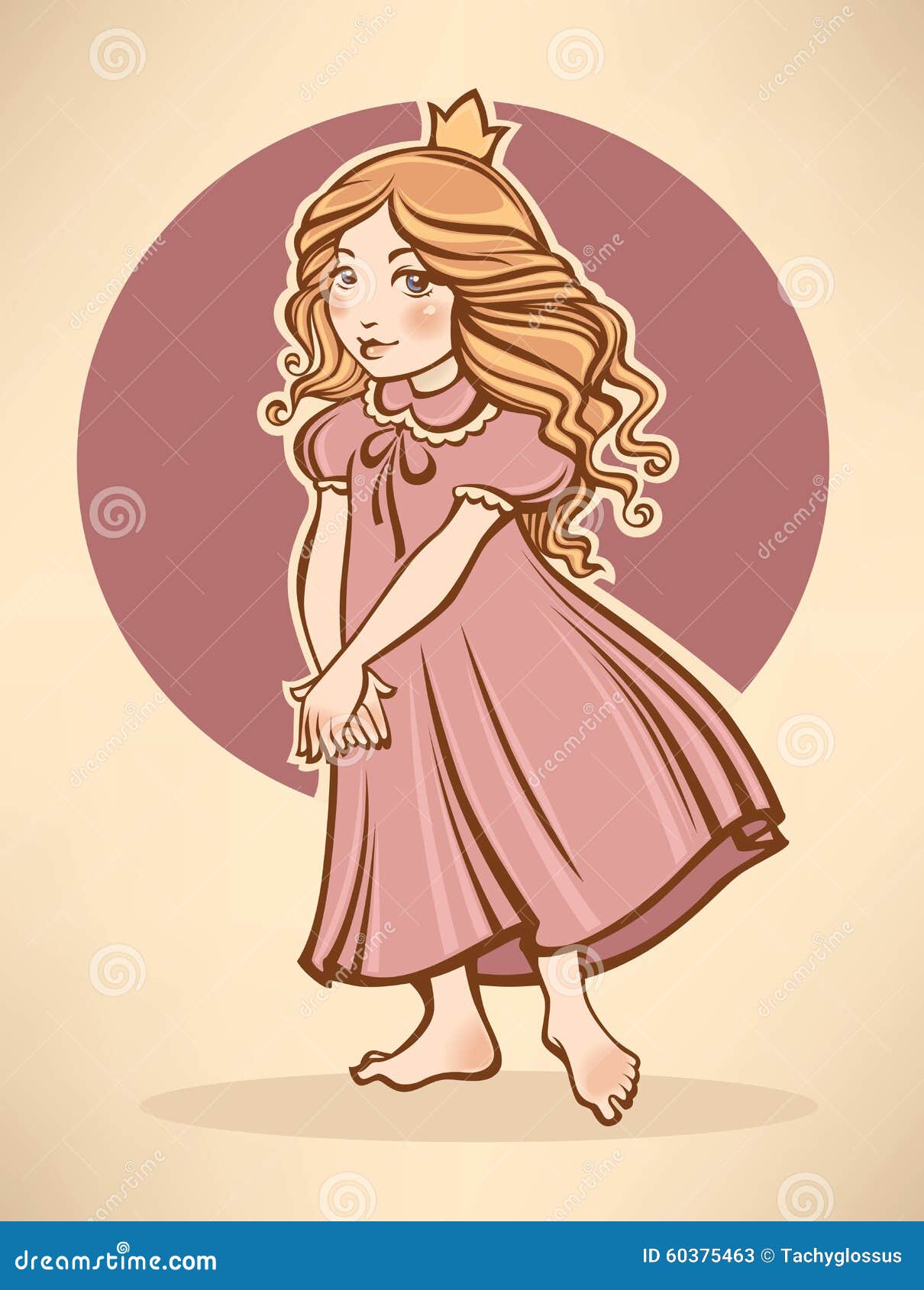 Little princess stock vector. Illustration of newborn - 60375463
