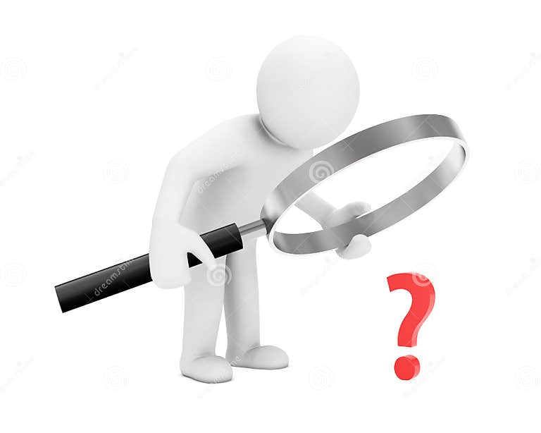 Little question stock illustration. Illustration of macro - 64387806