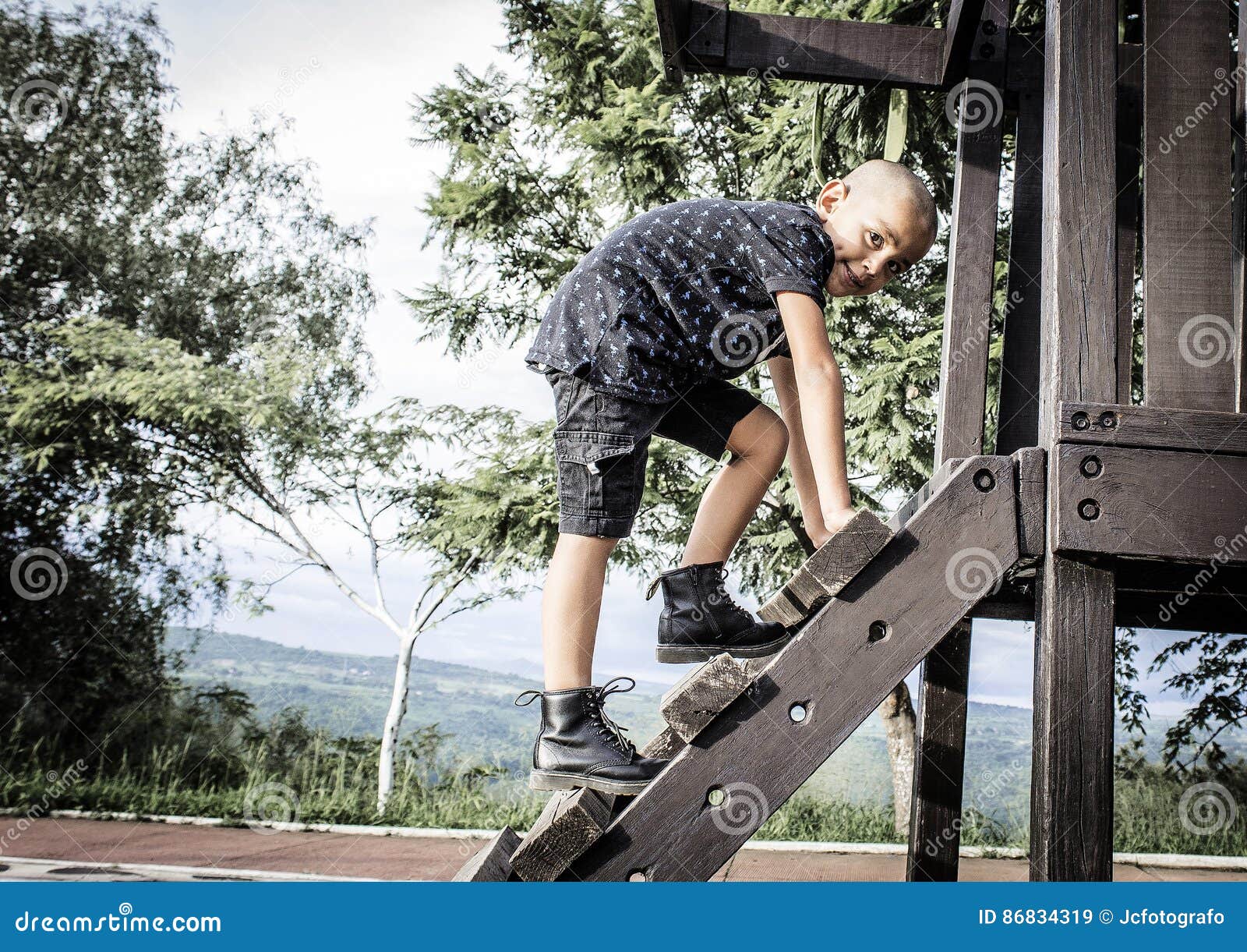 Little rebellious stock image. Image of frightened, alone - 86834319