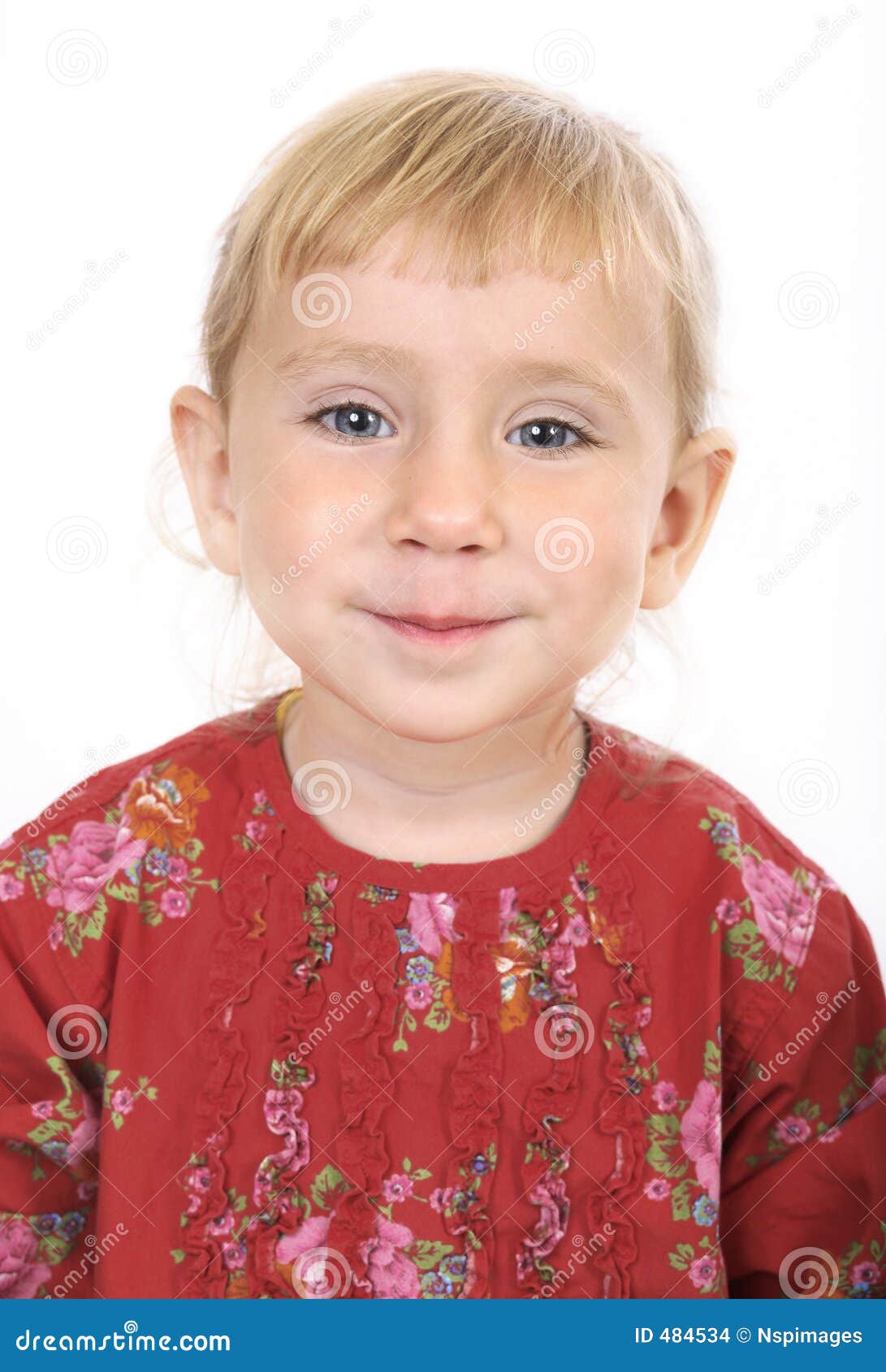 Little red angel girl stock photo. Image of floral, grimace - 484534