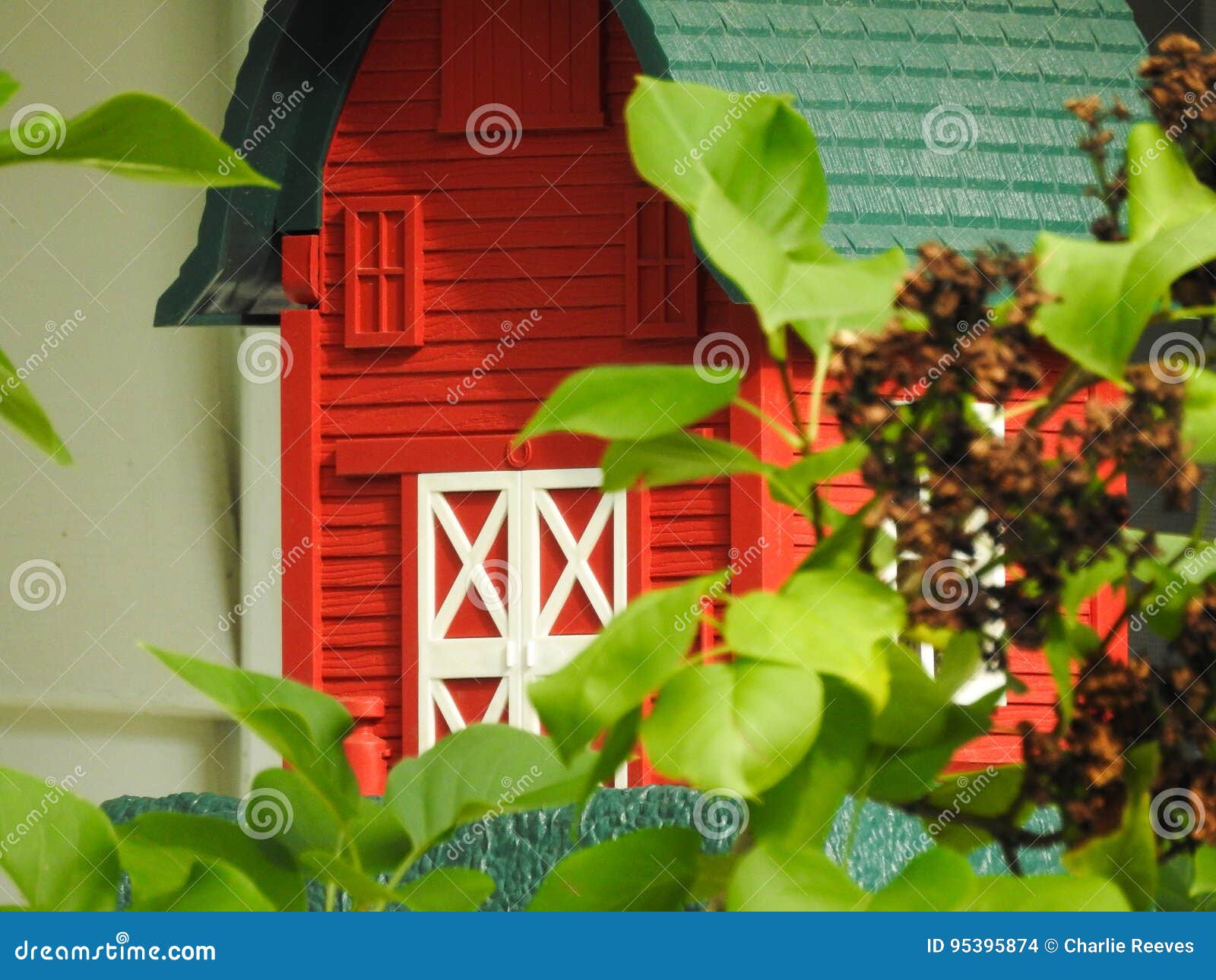 Little Red Barn stock photo. Image of farm, little, lush - 95395874