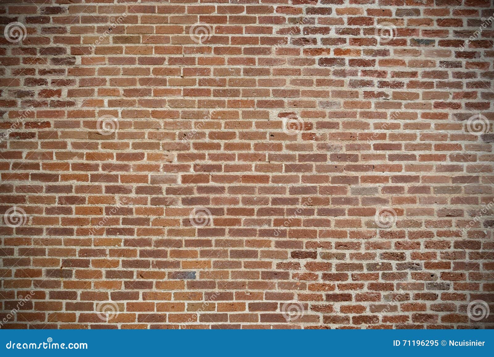 Little Red Bricks Wall Background. with Space for Your Text and Stock ...