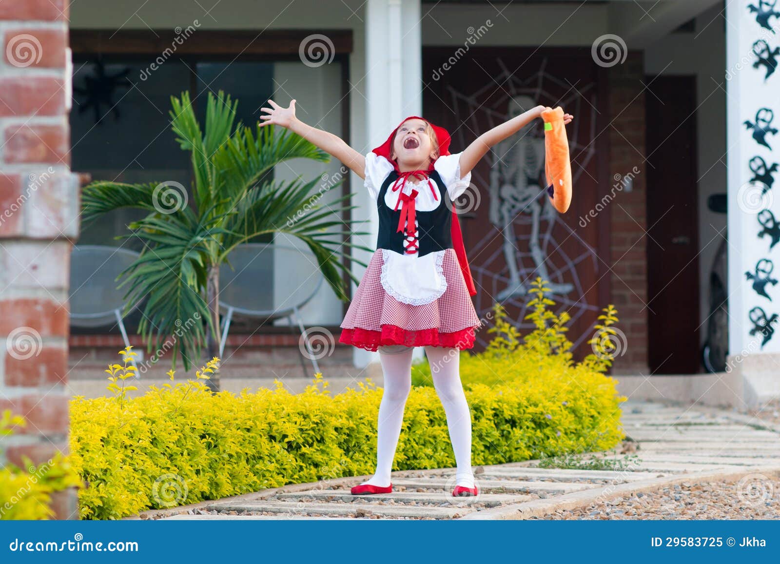 Little Red Riding Hood stock image. Image of beautiful - 29583725