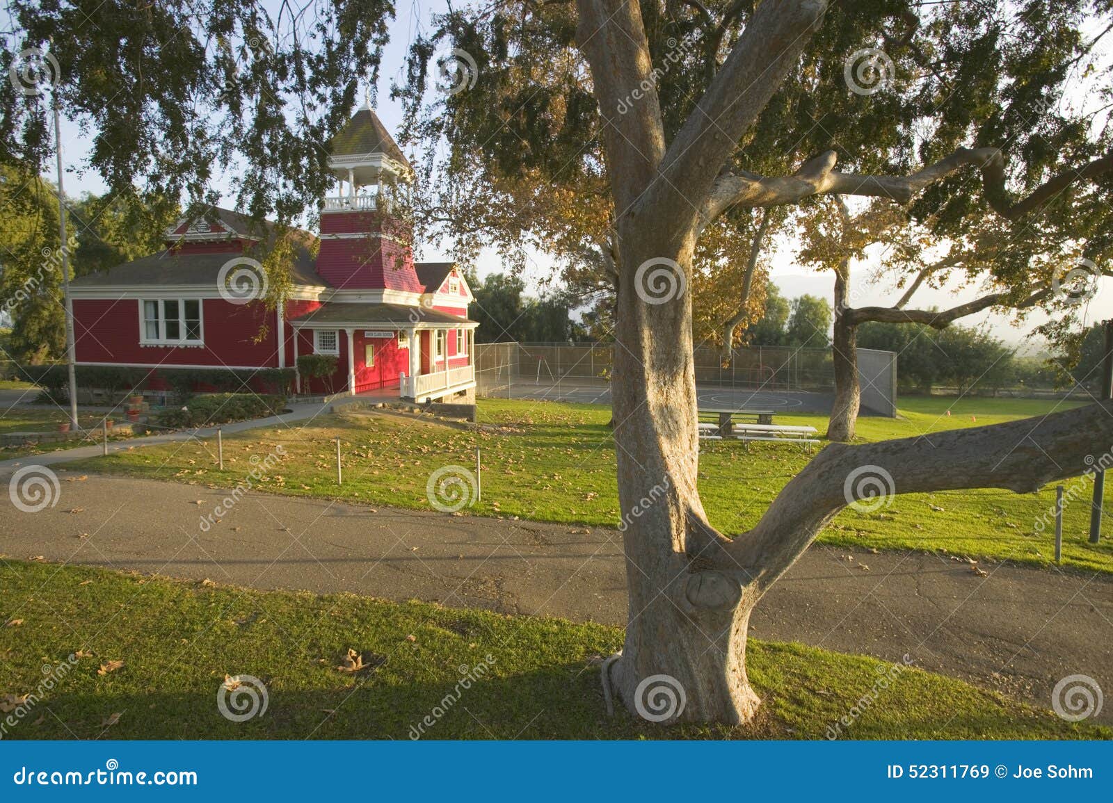Little Red Schoolhouse stock image. Image of quaint, historical - 52311769