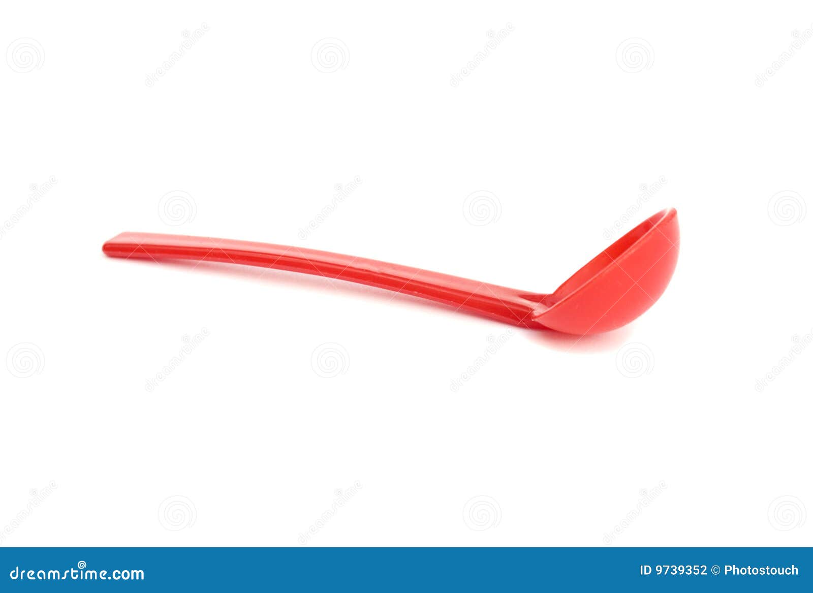 Little red spoon stock photo. Image of plastic, white - 9739352