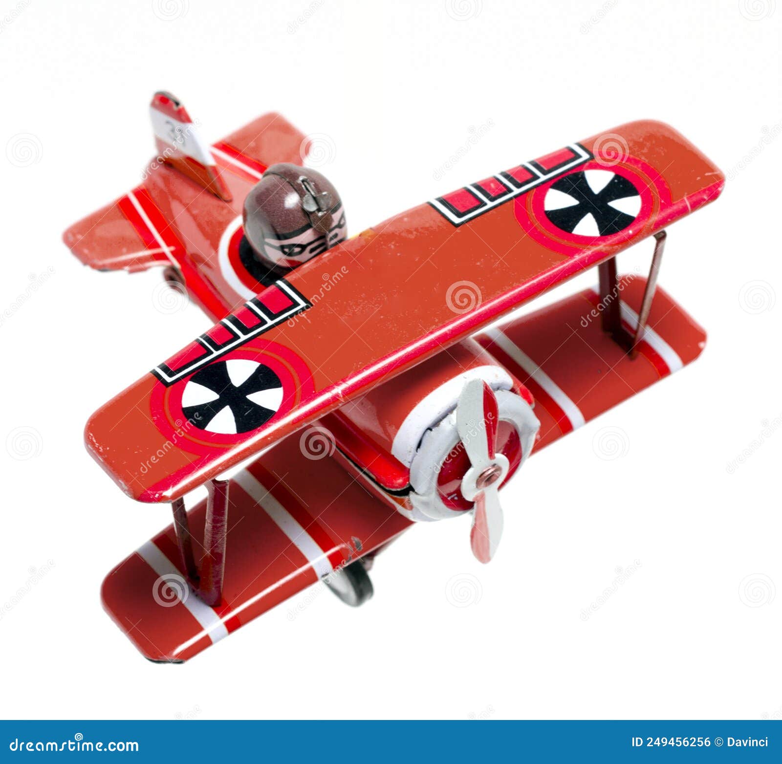 Little Red Toy Bi Plain Isolated Editorial Photo - Image of airplane ...
