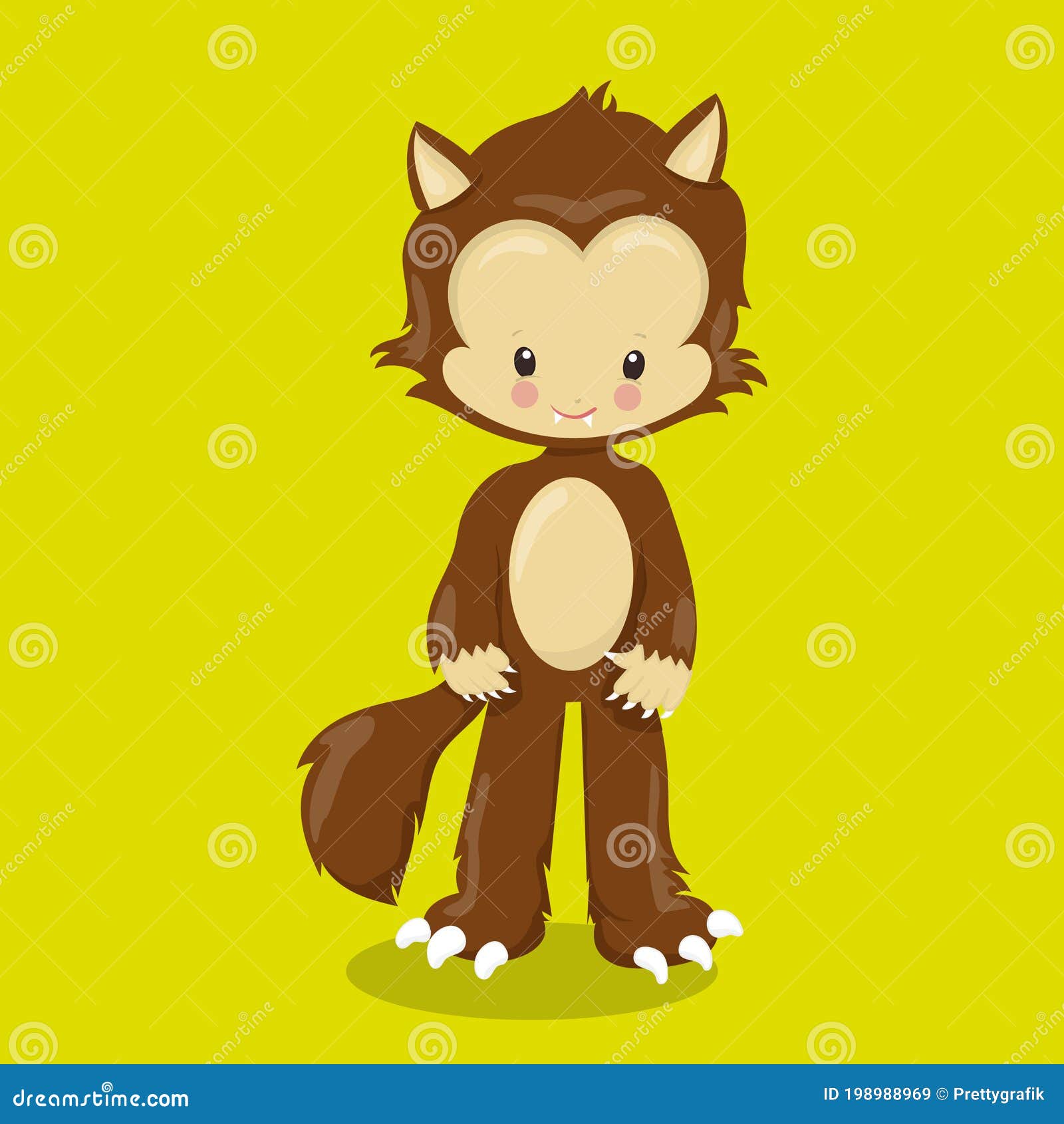 Little Red Wolf 05 stock vector. Illustration of little - 198988969