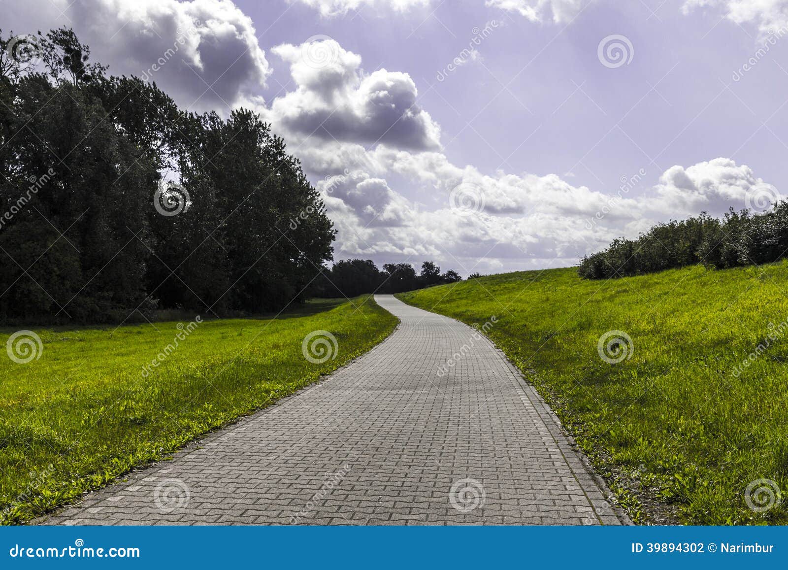 Little road stock photo. Image of horizon, geometric - 39894302