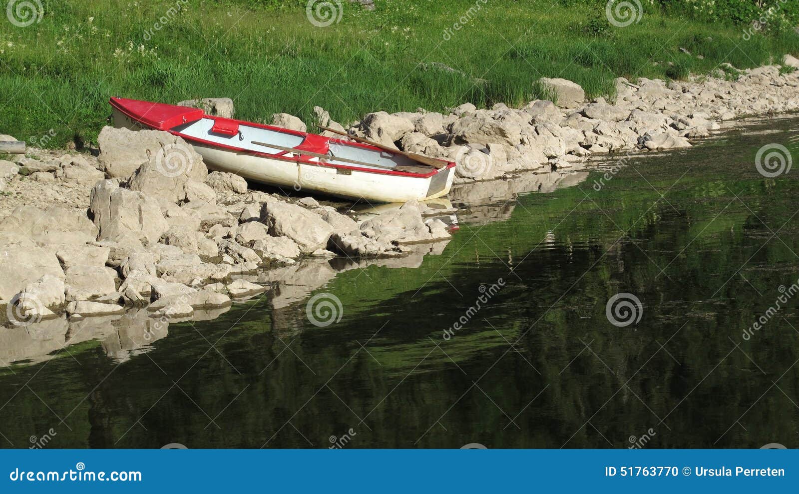 Little row boat stock photo. Image of single, solitude - 51763770