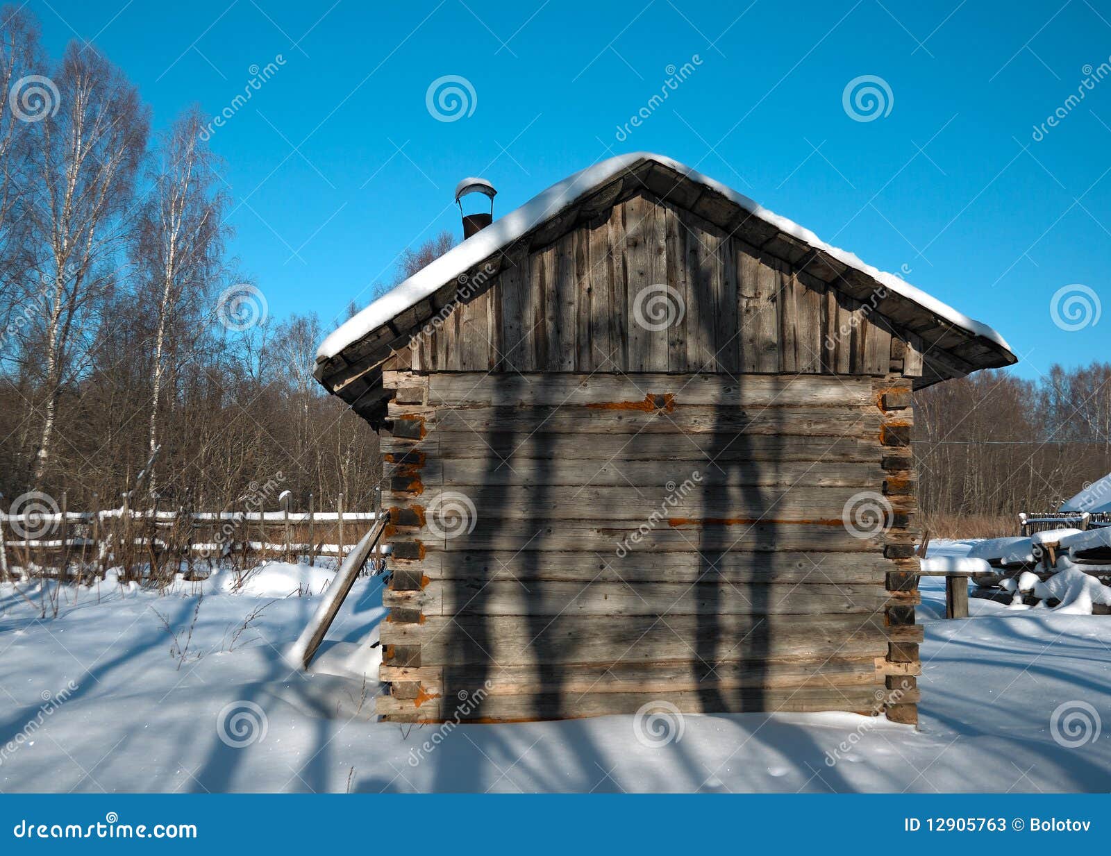 Little Rural Bathhouse in the Snowy Village Stock Image - Image of ... Little Rural Bathhouse in the Snowy Village Stock Image - Image of ...