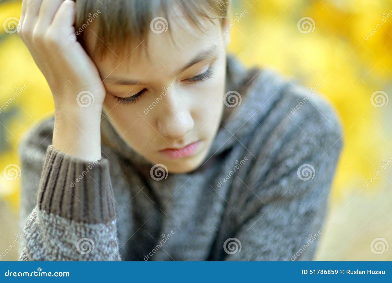 Little sad boy stock image. Image of young, sign, alone - 51786859