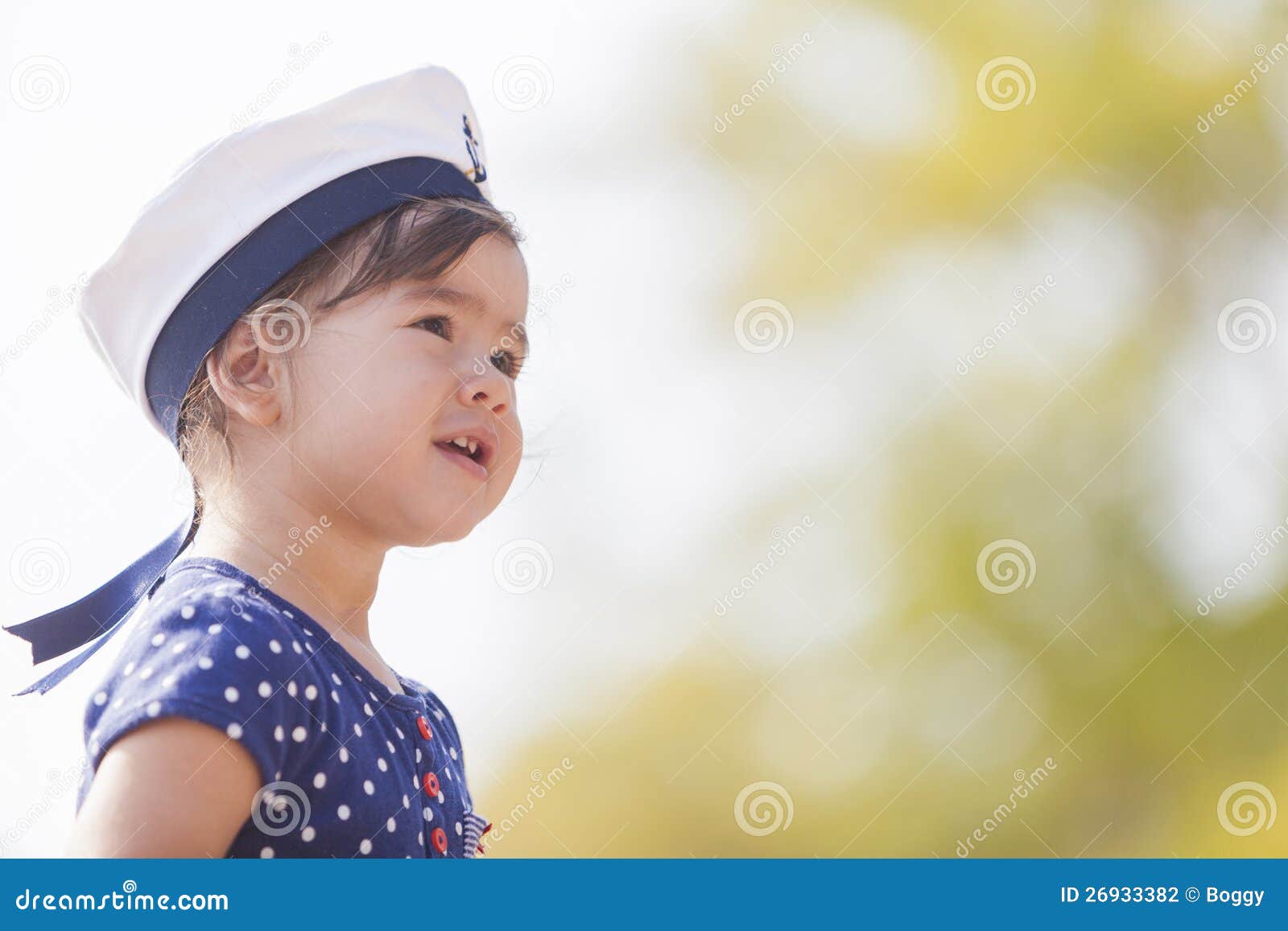 Little sailor girl stock photo. Image of childhood, pretend - 26933382