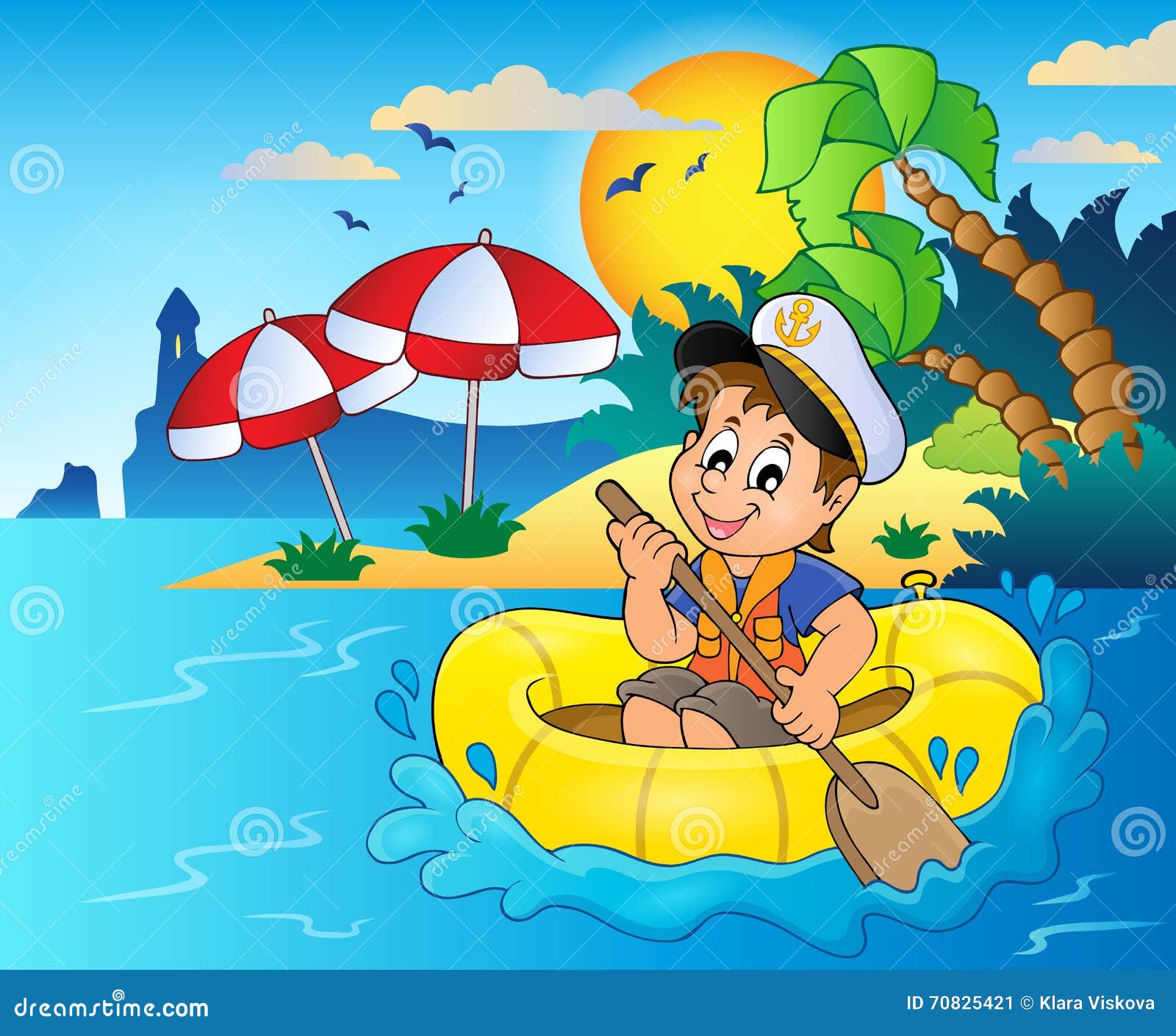 Little Sailor Theme Image 5 Stock Vector - Illustration of happy ...