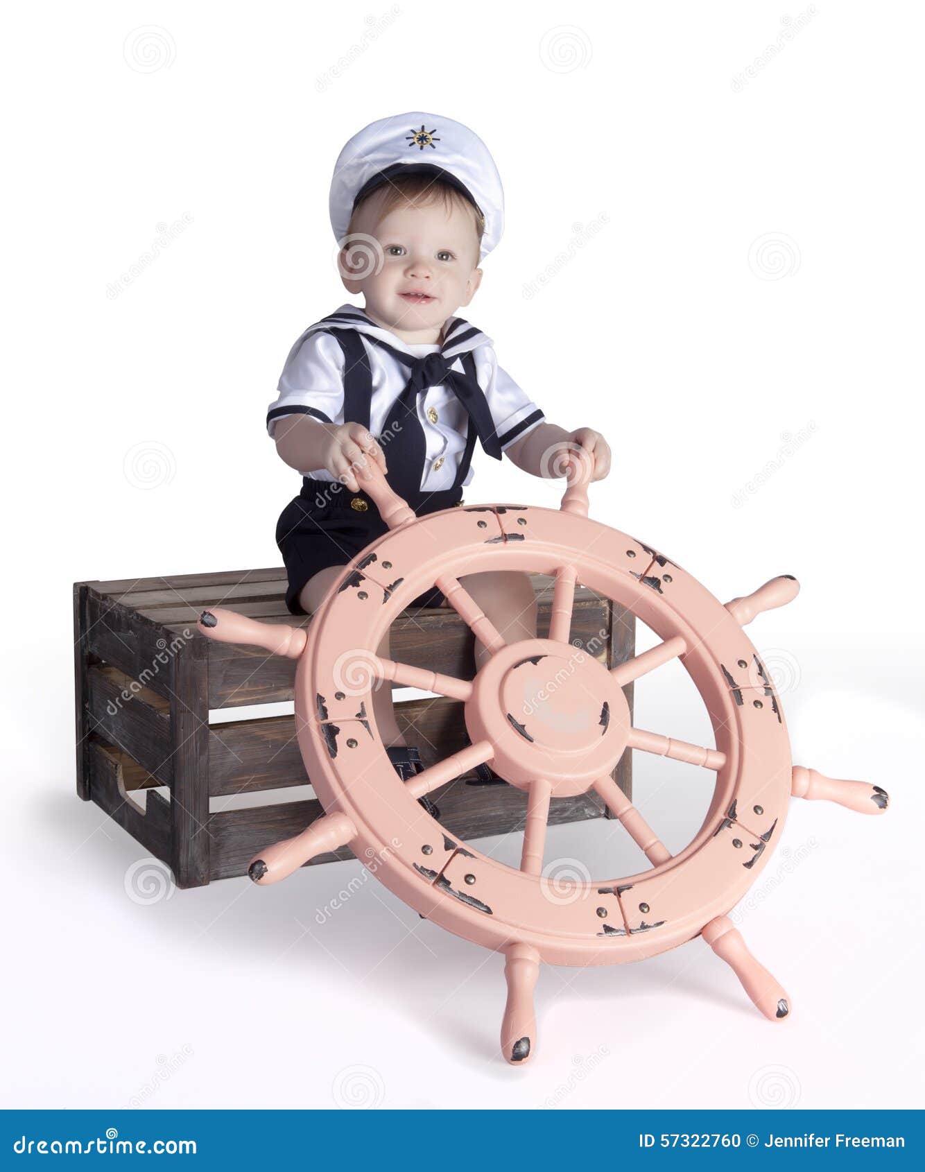 Little Sailor stock photo. Image of happy, child, background - 57322760