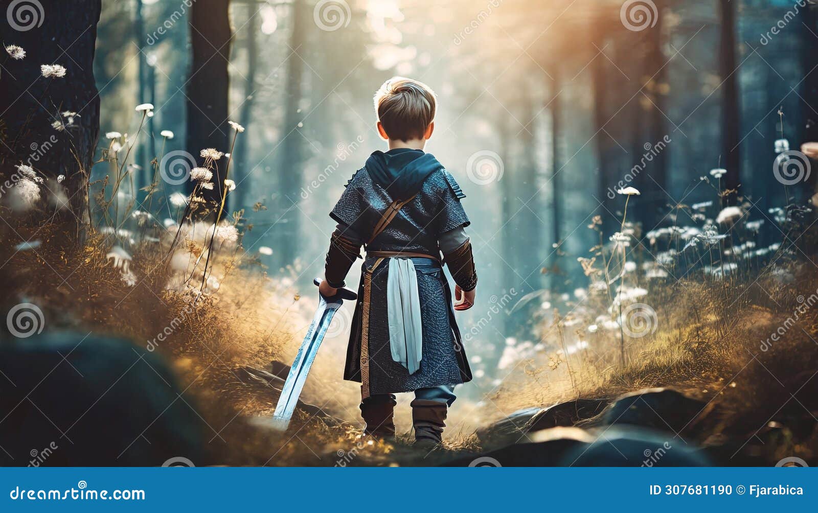 Little samurai warrior stock illustration. Illustration of warrior ...