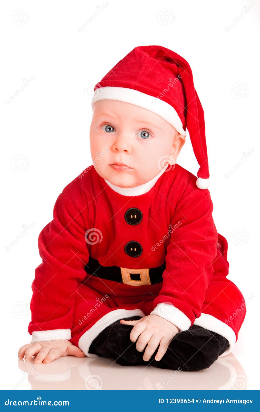 Little Santa stock photo. Image of isolated, holiday - 12398654