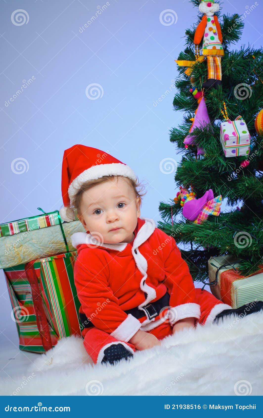 Little Santa stock photo. Image of baby, adorable, santa - 21938516