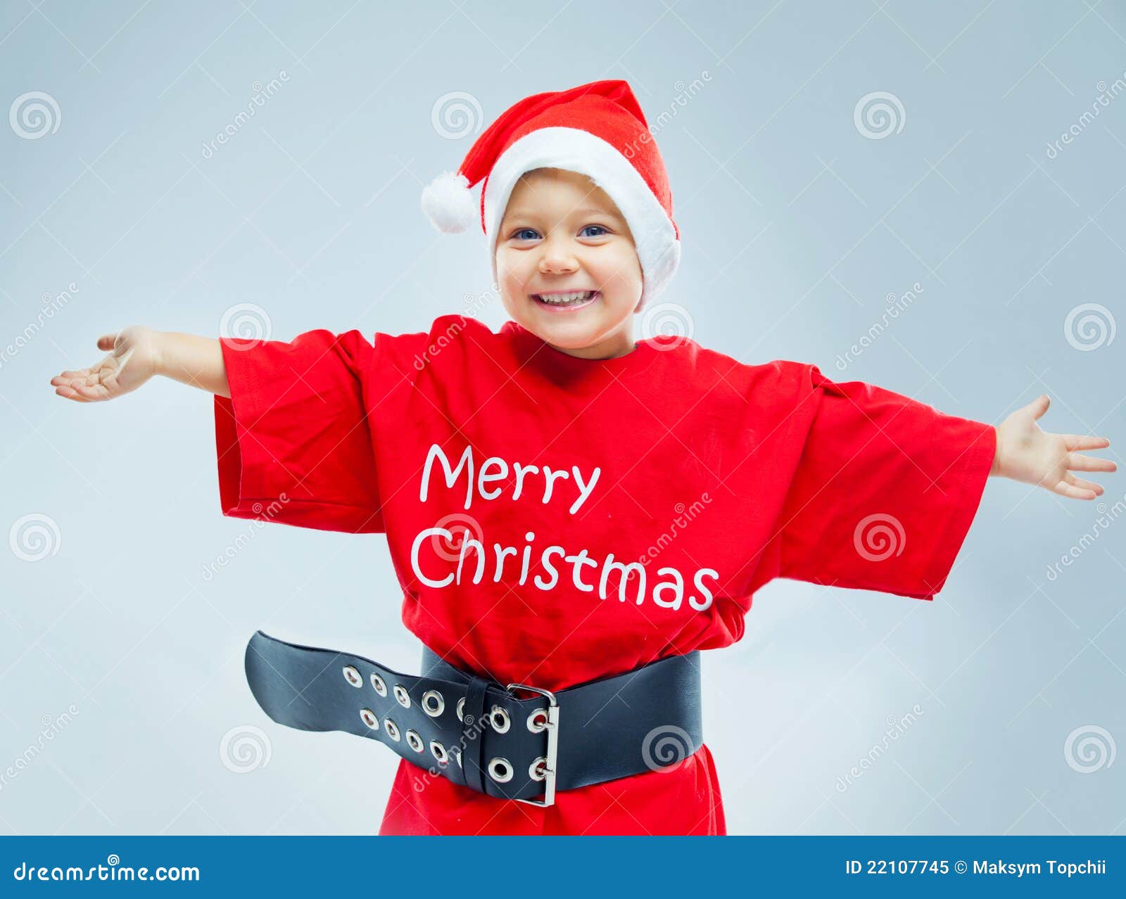 Little Santa stock image. Image of celebrating, person - 22107745