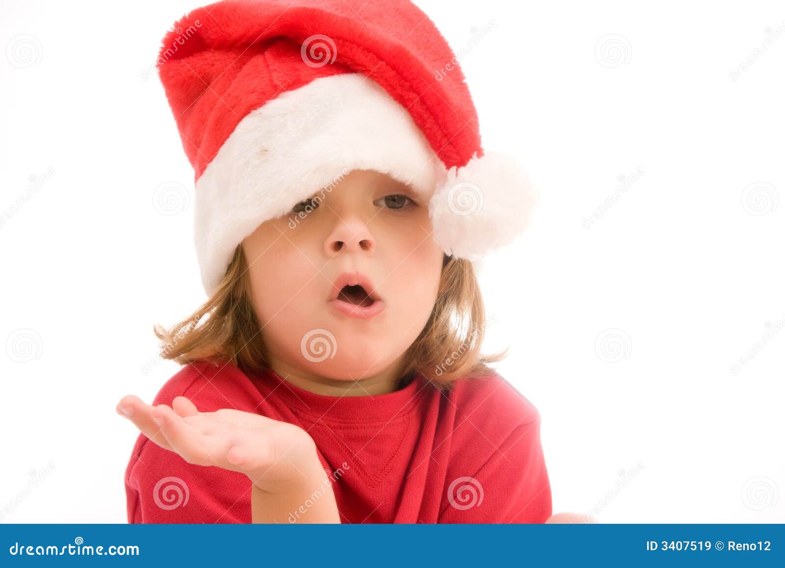 Little Santa stock image. Image of white, christmas, funny - 3407519