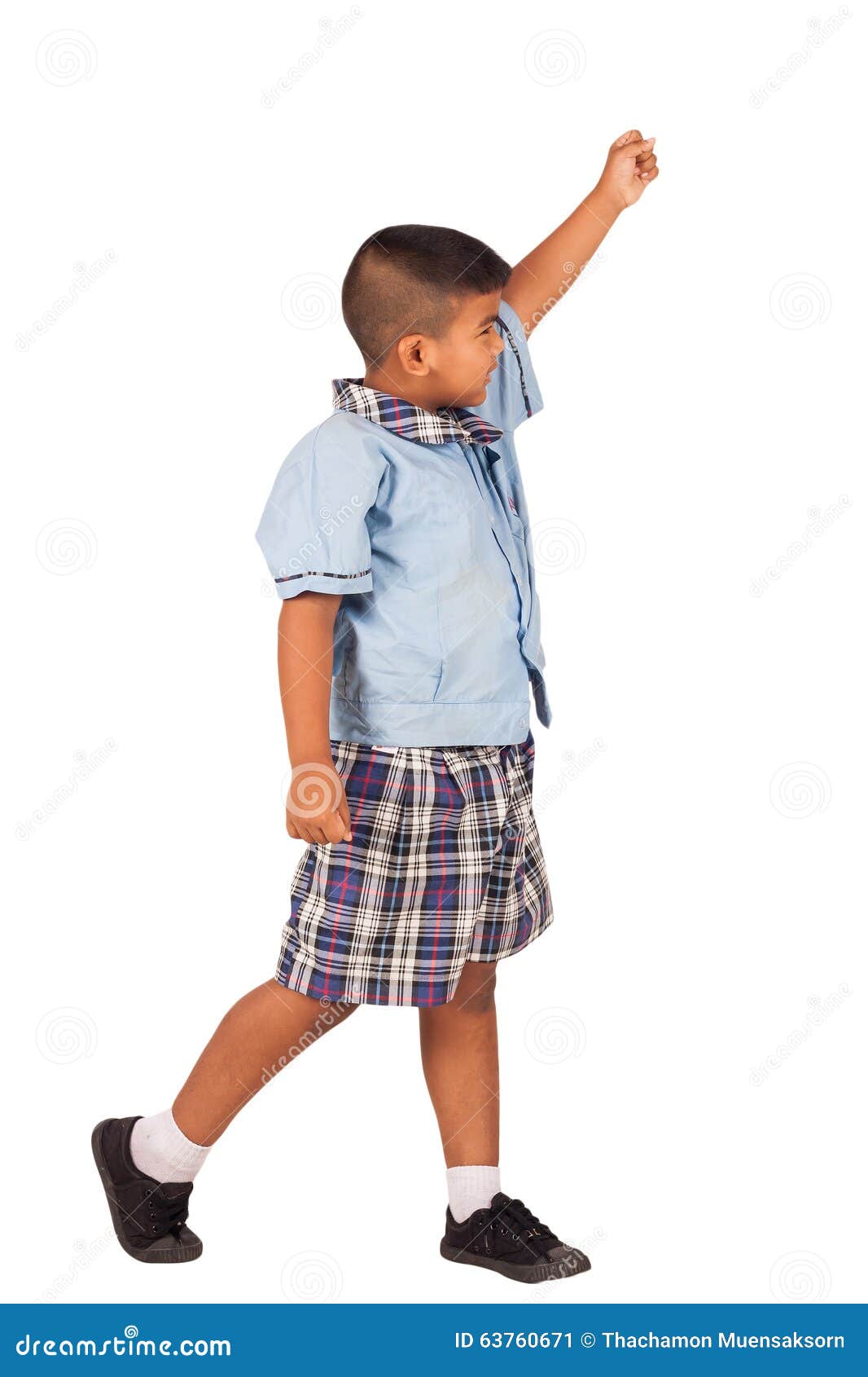 Little School Boy Isolate Background Stock Image - Image of school ...
