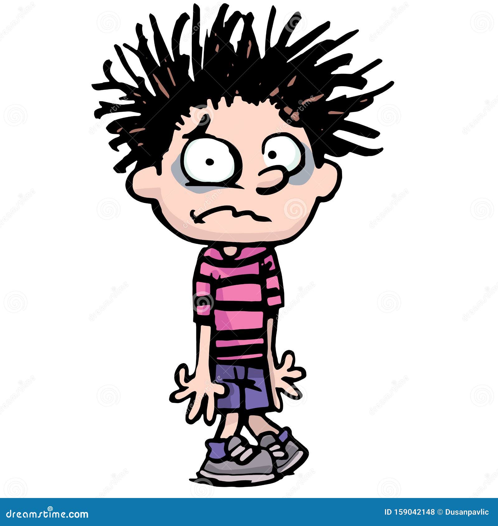 Stress And Panic. African American Man Is Alarmed. Headache. Problems ...