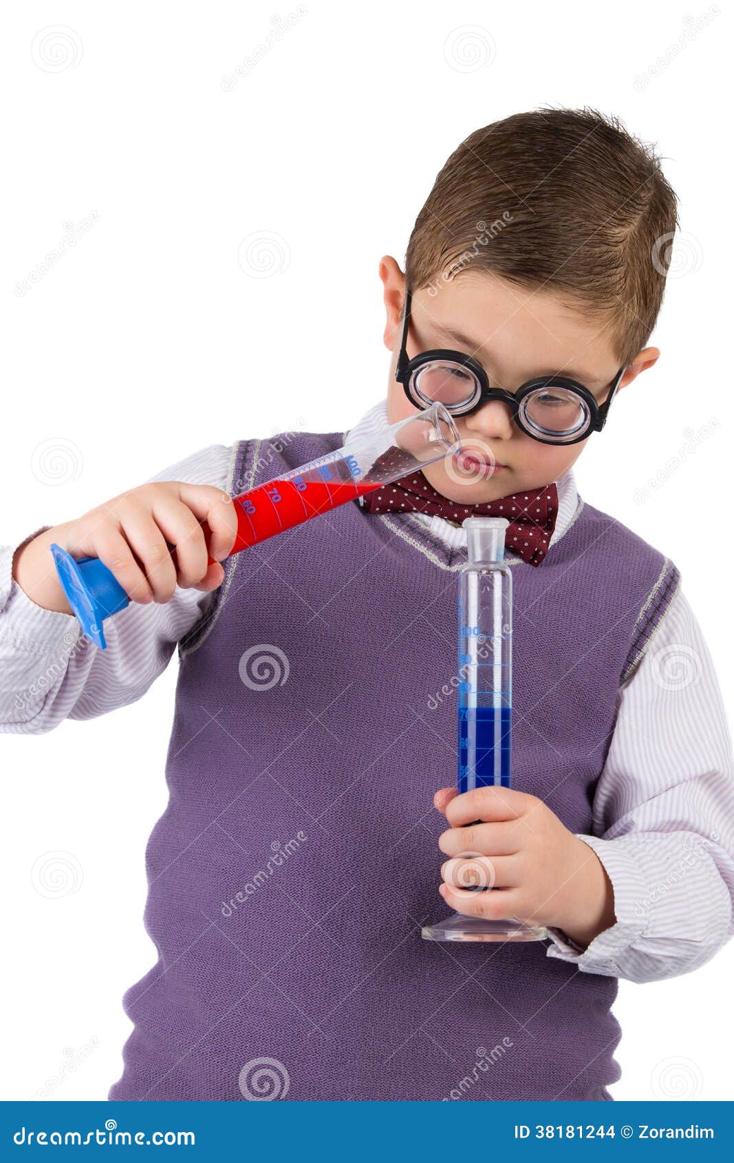 Little Scientist stock photo. Image of isolated, scientific - 38181244