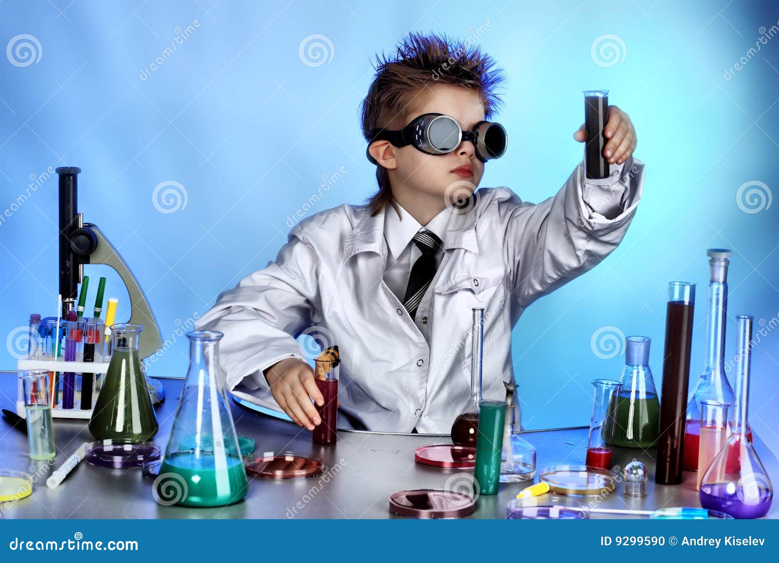 Little scientist stock photo. Image of education, explosion - 9299590