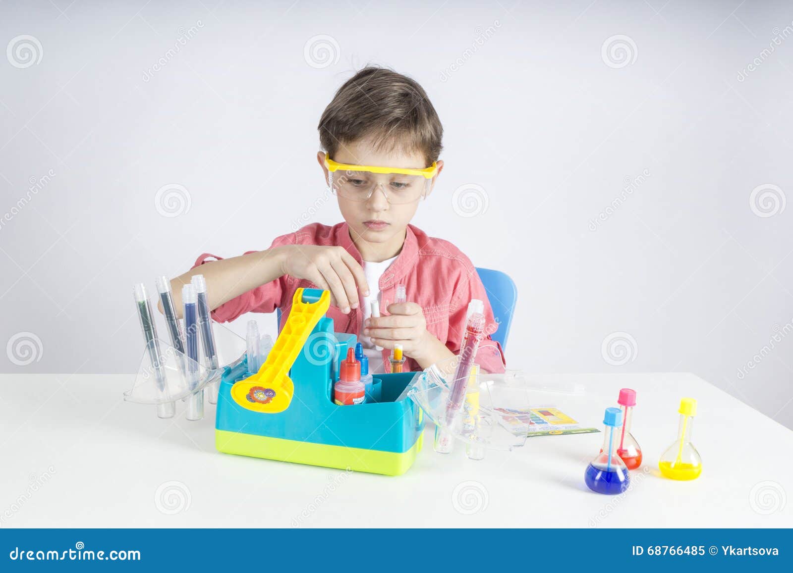 Little scientist stock image. Image of impression, fluid - 68766485