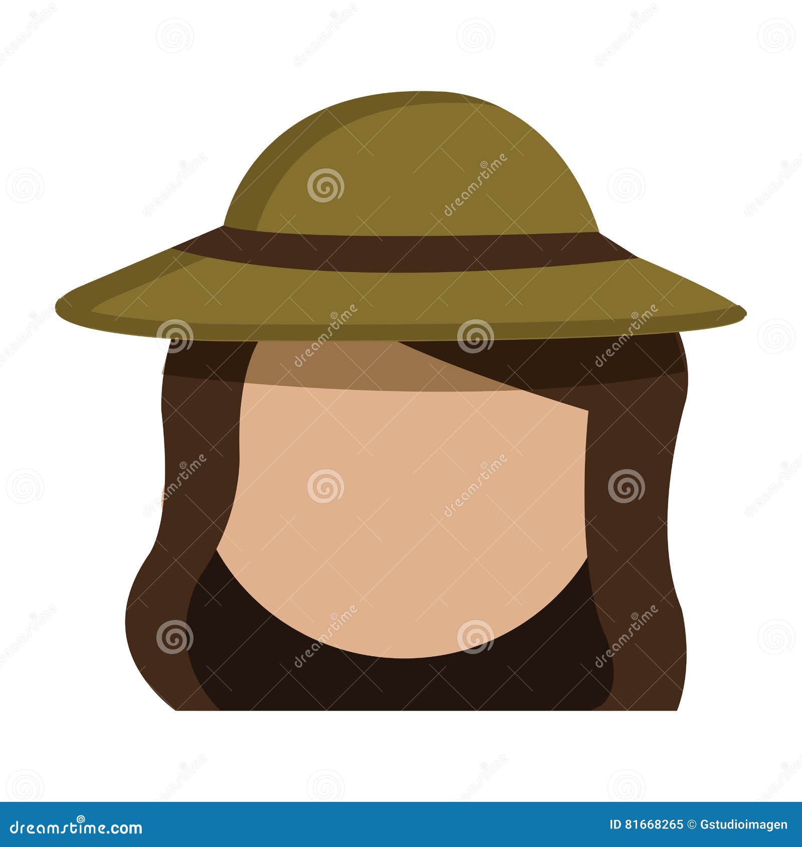 Little Scout Character Icon Stock Vector - Illustration of adventure ...