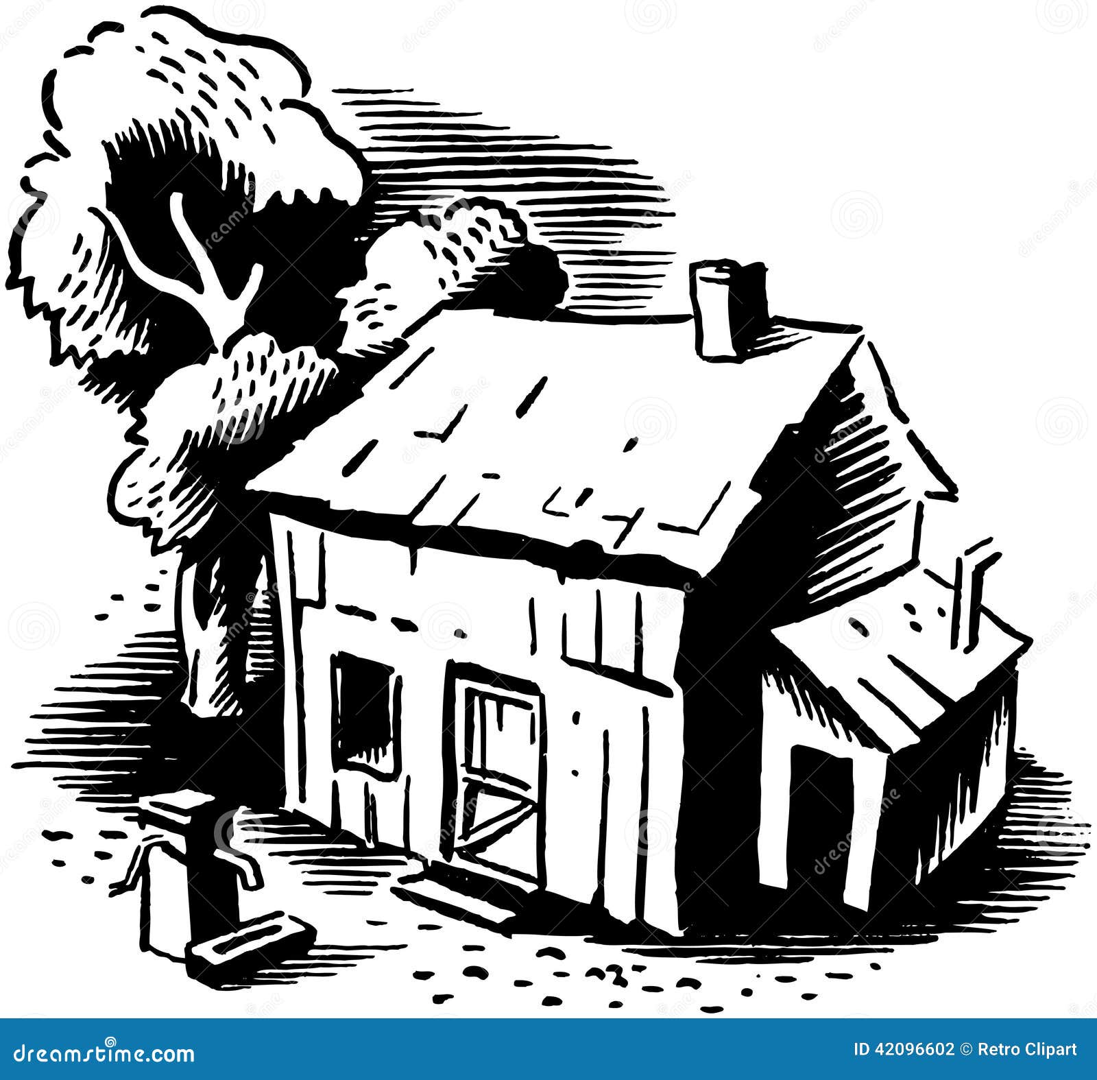 Little Shack stock vector. Illustration of graphics, shelters - 42096602