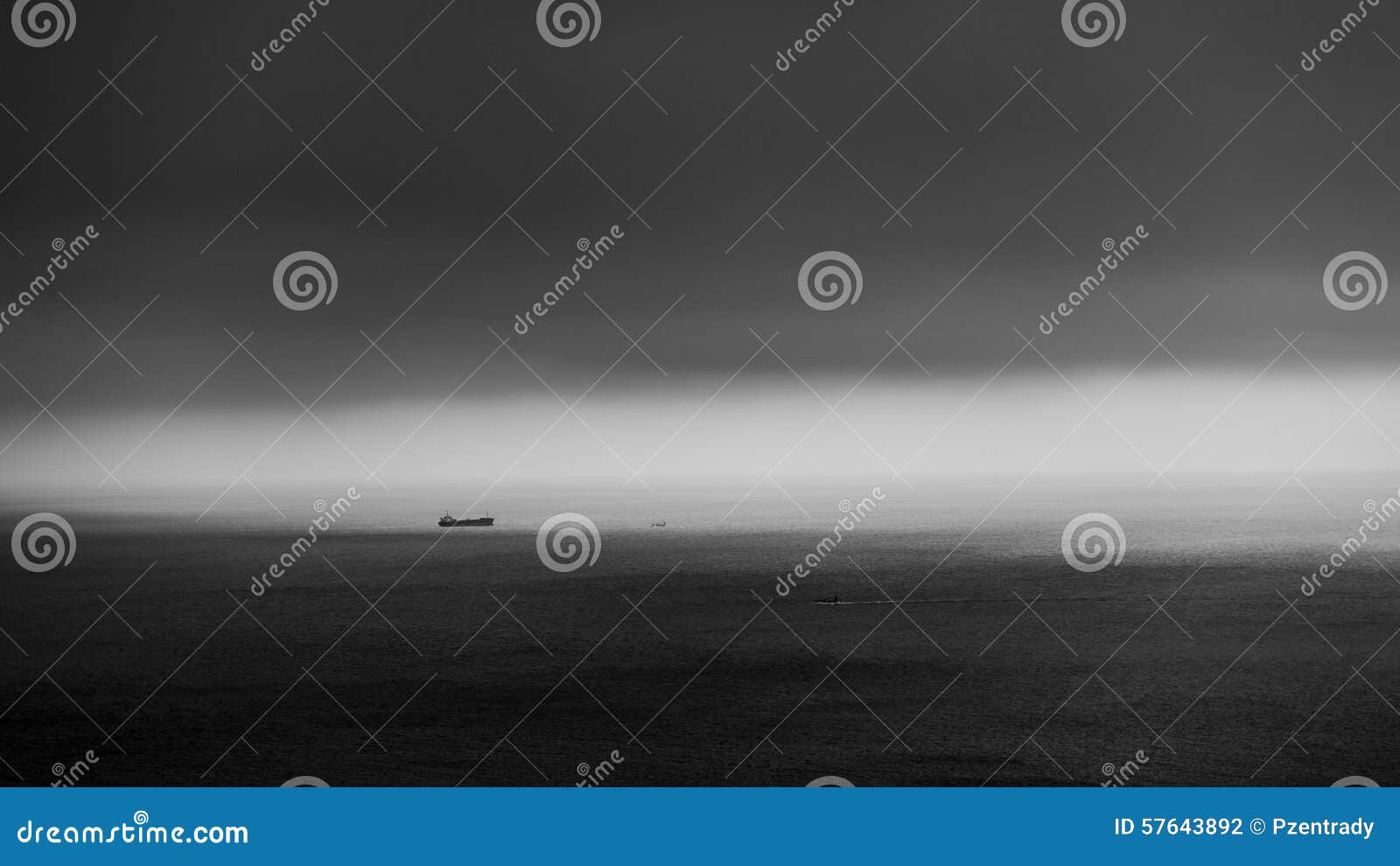 Little ship in the sea stock photo. Image of tunnel, ship - 57643892