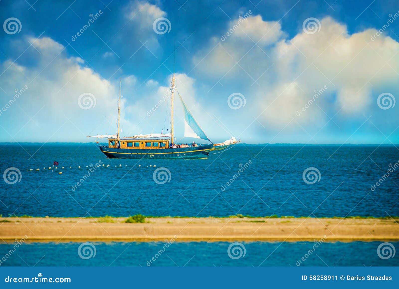 Little ship stock image. Image of vessel, tourist, export - 58258911