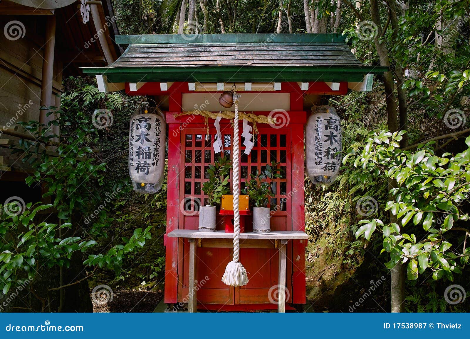 Little shrine stock image. Image of park, building, buddhism - 17538987