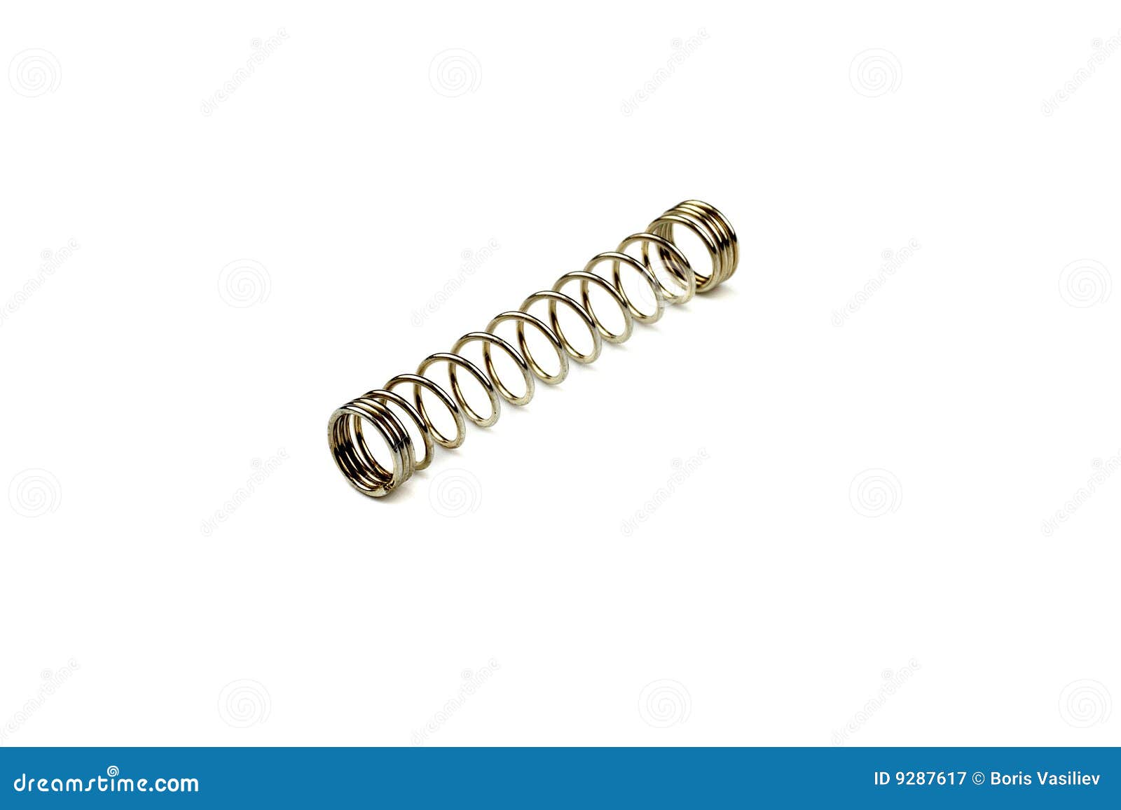 Little Silver Spring for Fountain Pen on Whi Stock Image - Image of ...