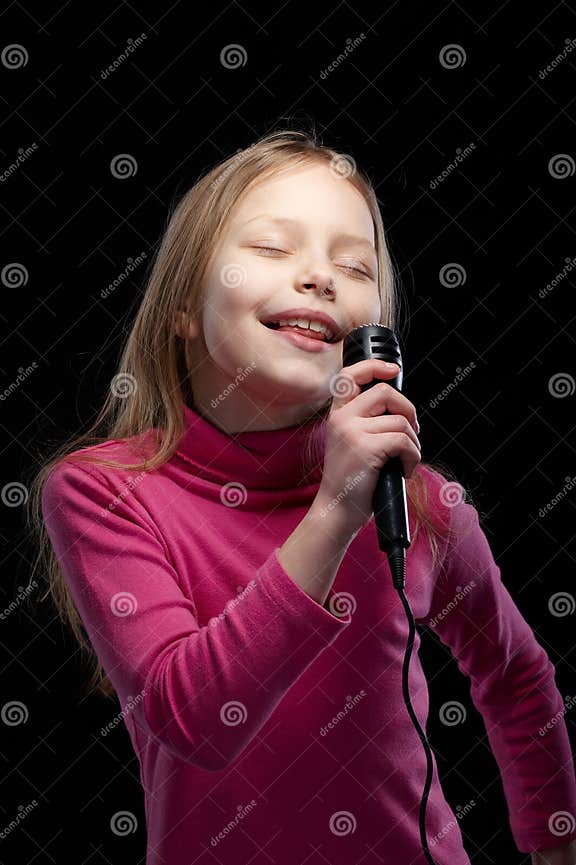 Little singer stock photo. Image of audio, musician, human - 13335032