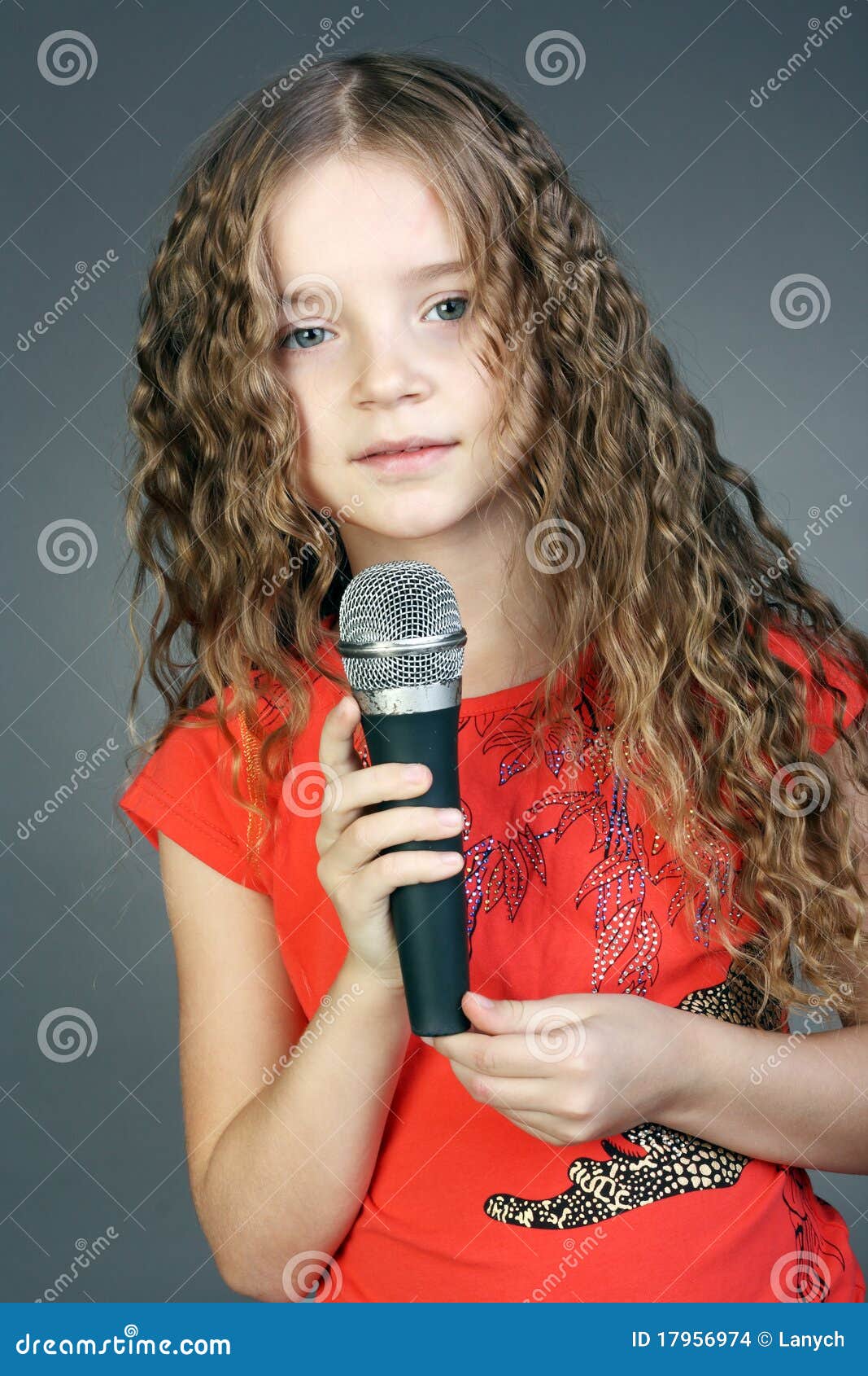 Little singer stock photo. Image of cute, hobby, little - 17956974
