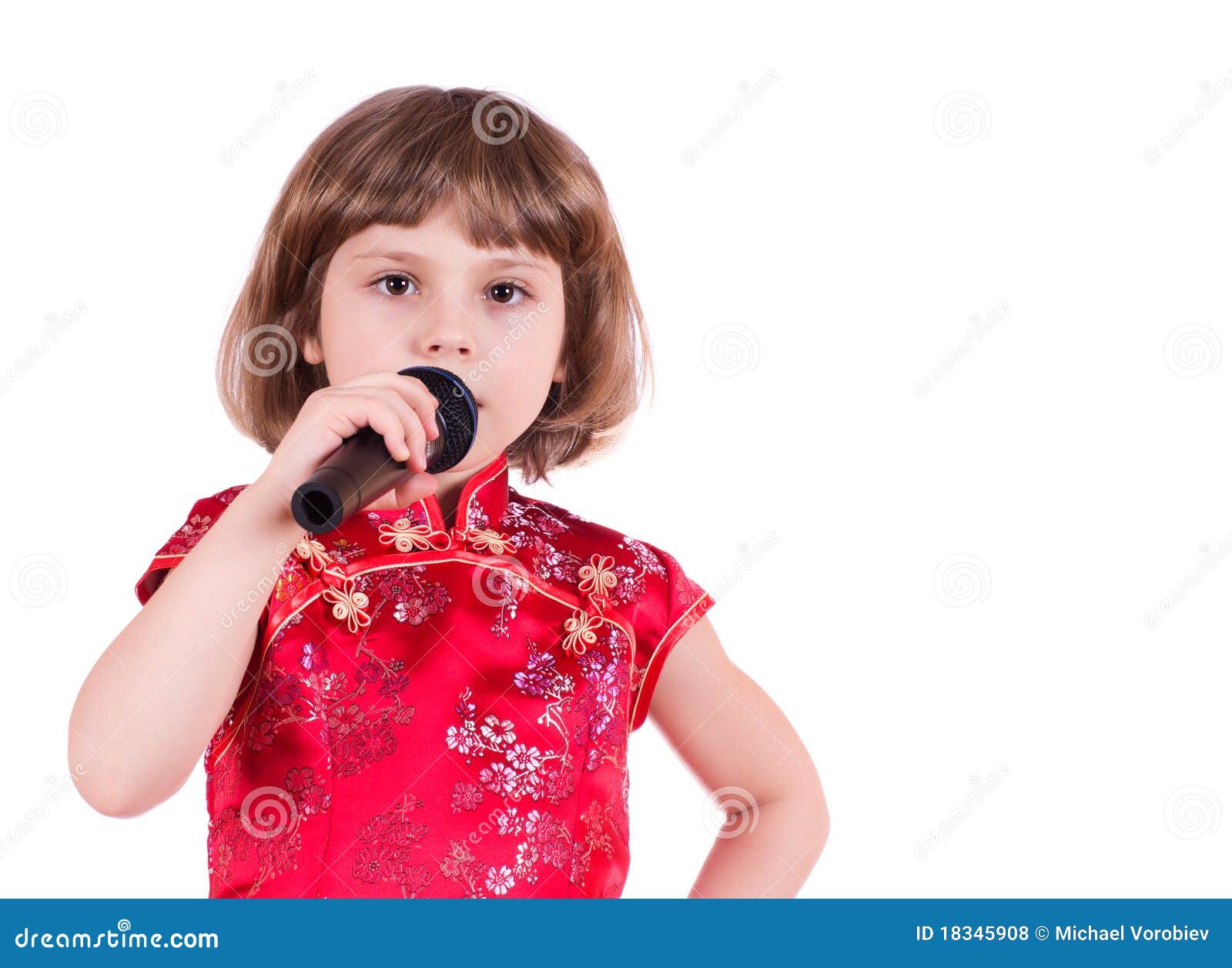 Little singer stock photo. Image of singer, music, karaoke - 18345908