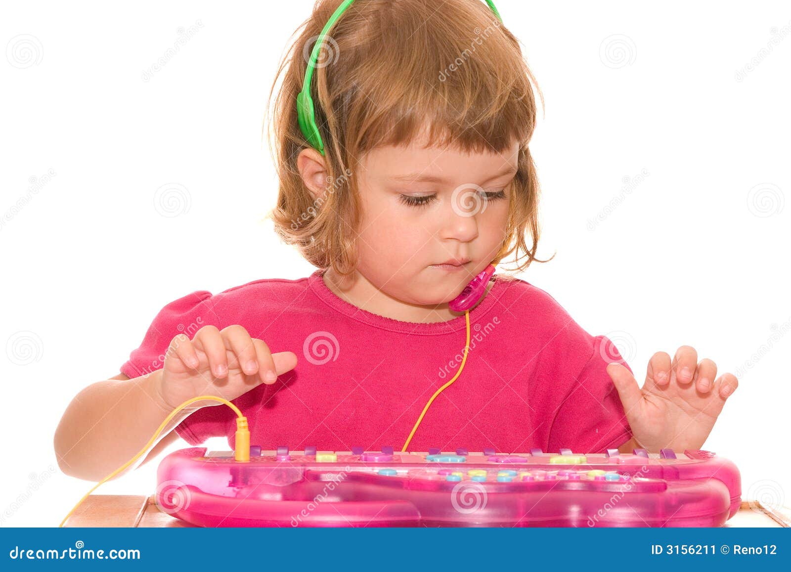 Little singer stock image. Image of play, child, loud - 3156211