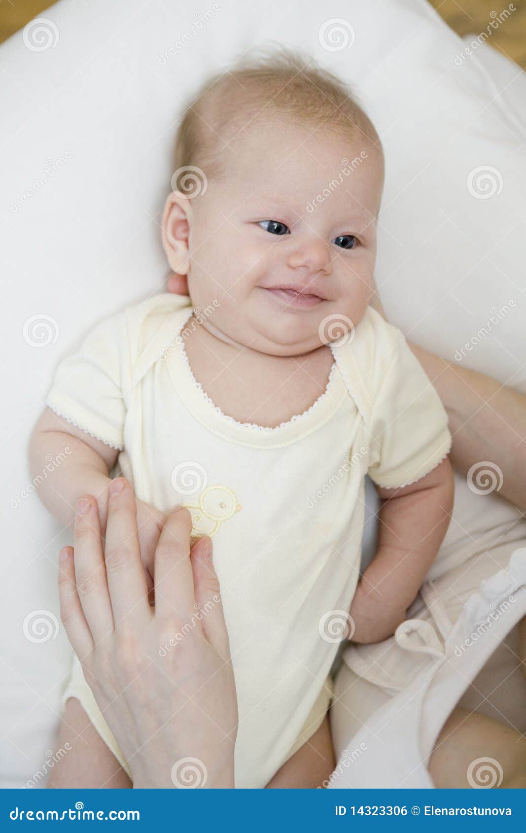 Little smiling baby stock photo. Image of baby, smile - 14323306