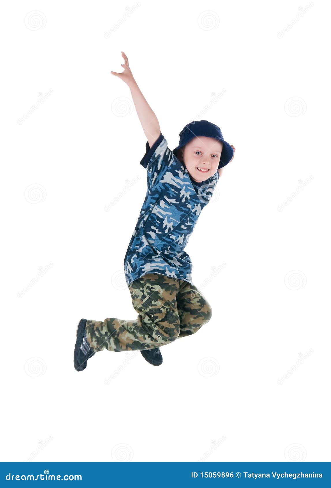 Little soldier jump stock photo. Image of background - 15059896